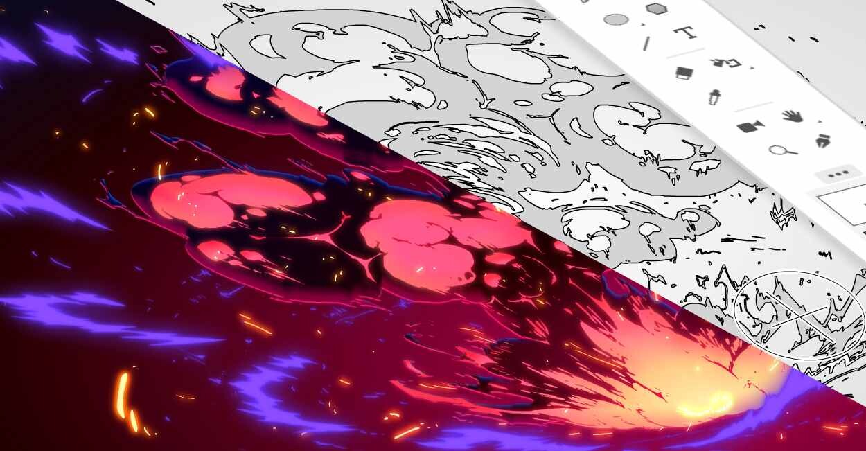 ArtStation - FX 2D - Explosion design