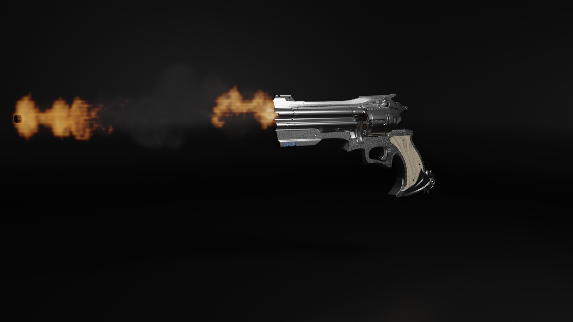 ArtStation - Gun+fire simulation