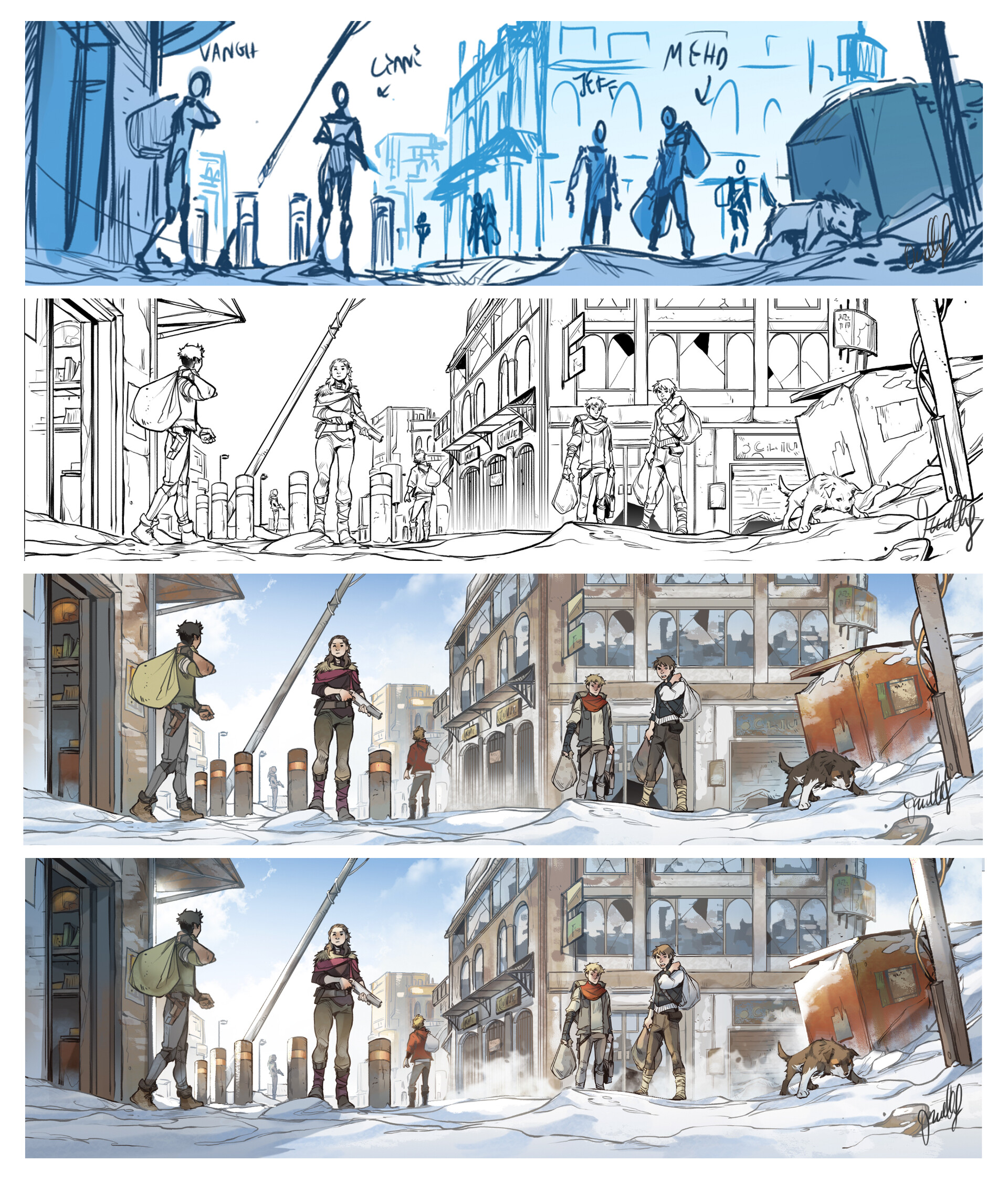 ArtStation - ENEMY T2 - Panel Wip