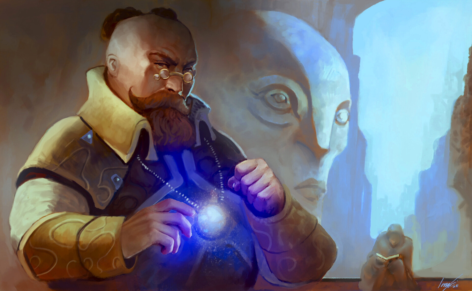 ArtStation - Old man Wizard