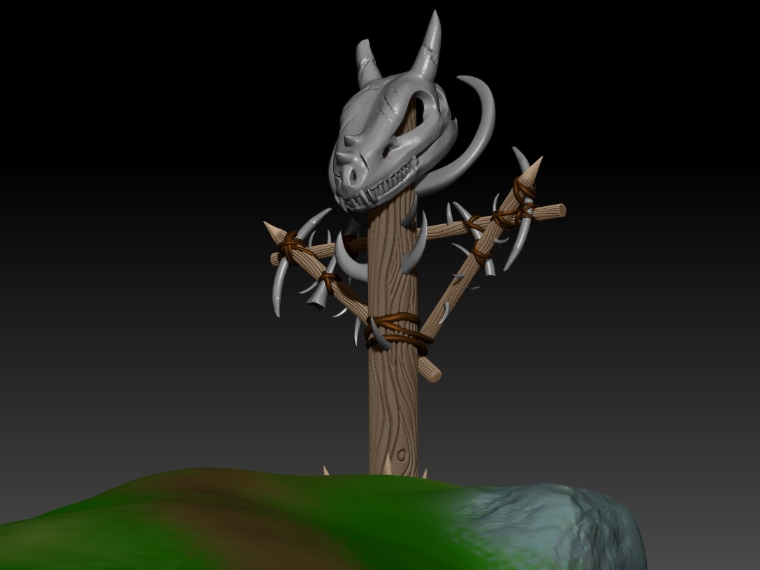 ArtStation - Orc's totem