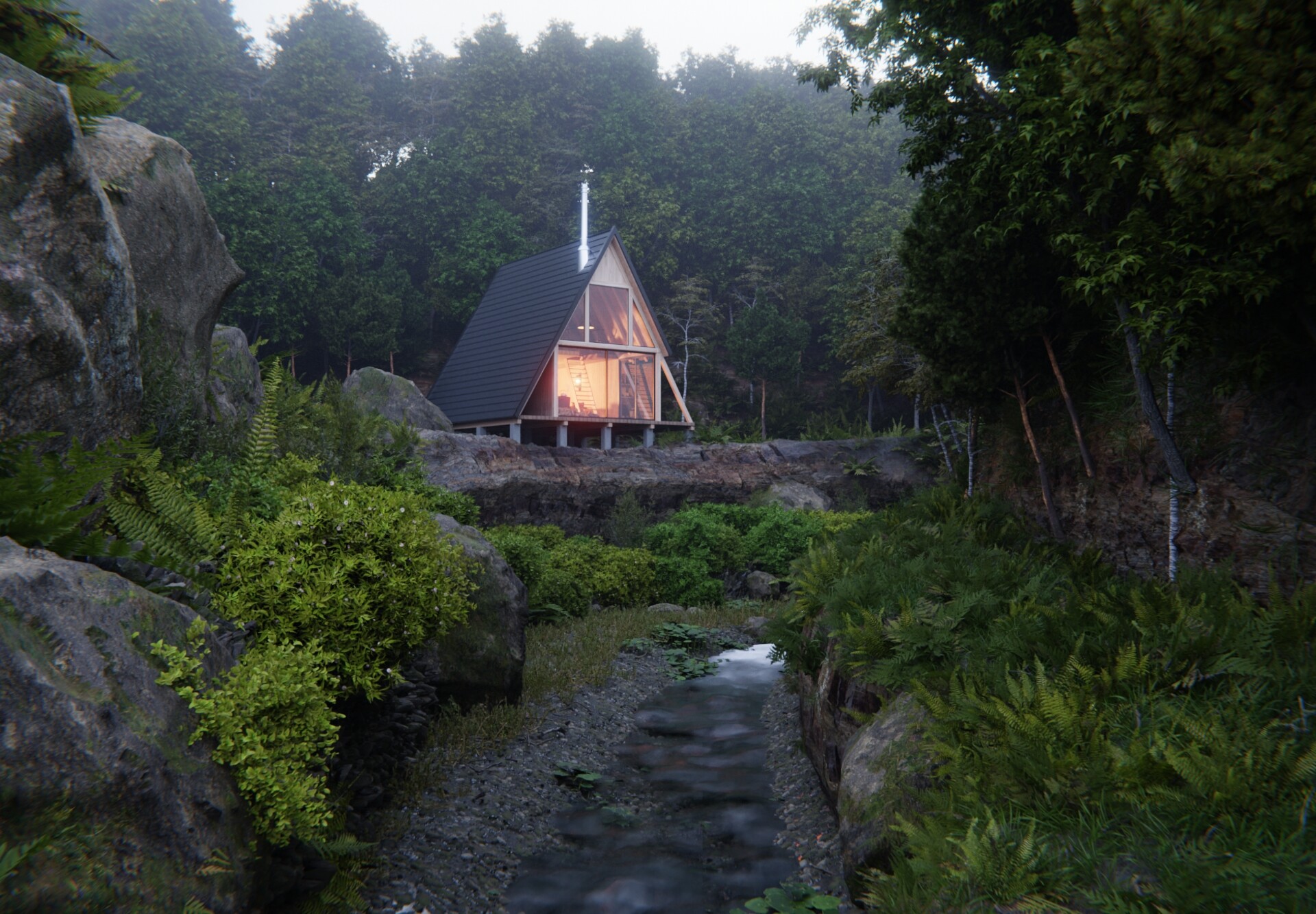 ArtStation - Summer house Brda
