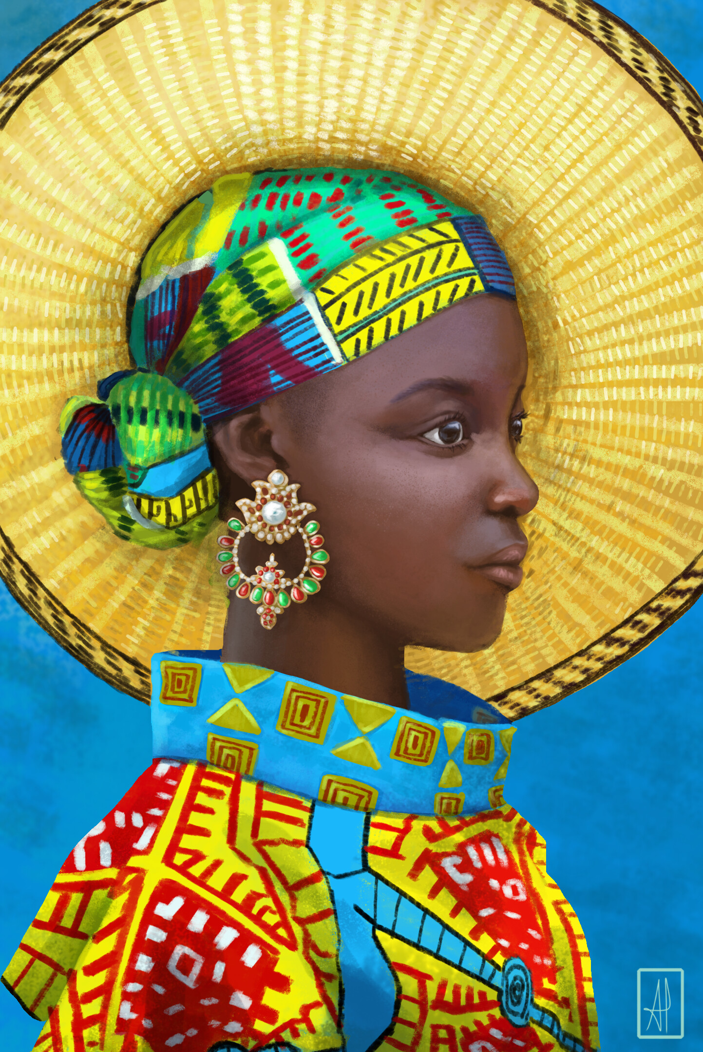 ArtStation - Face Drawings Digitale Paint (Study)