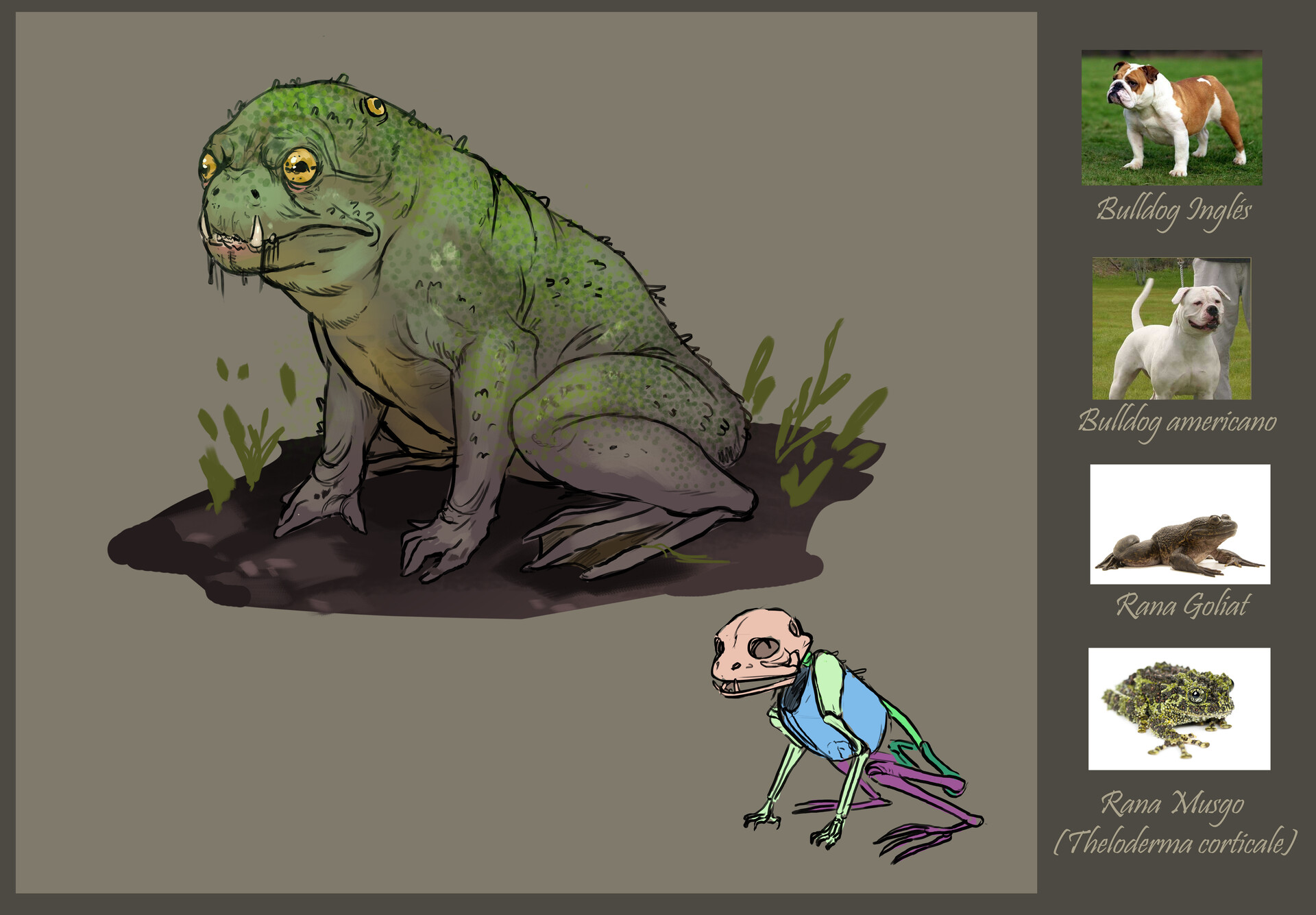 ArtStation - DogFrog-Creature Design