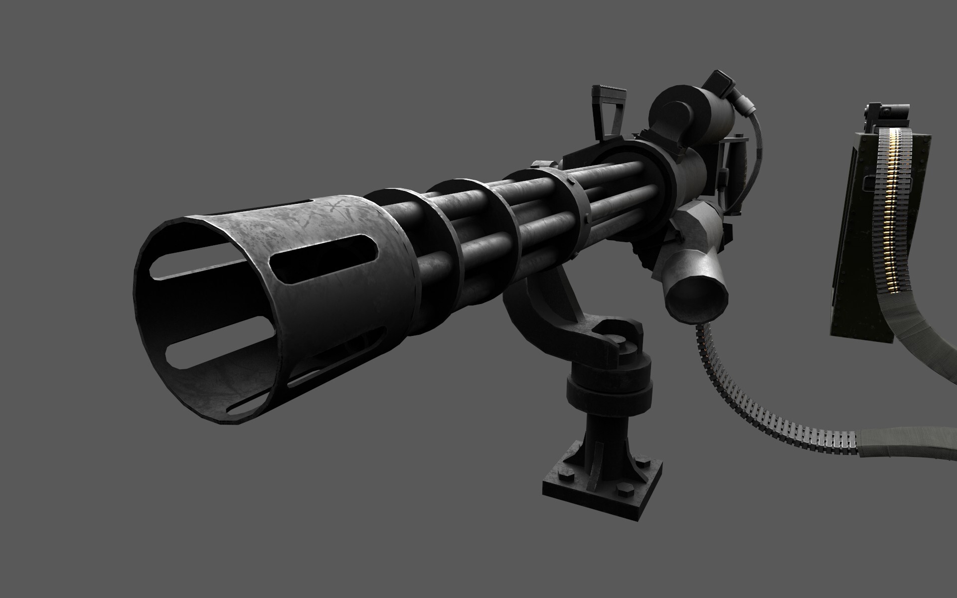 ArtStation - MINIGUN M134
