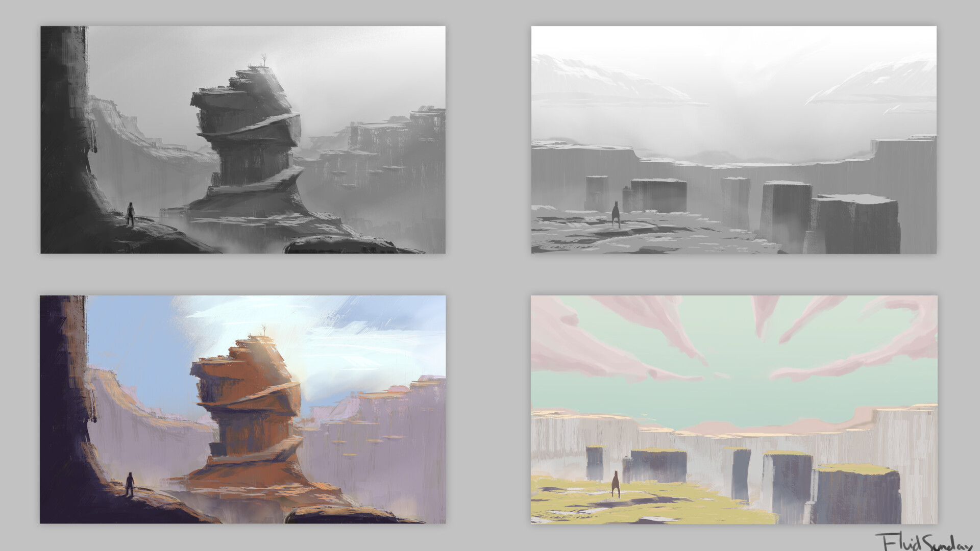 ArtStation - First landscapes