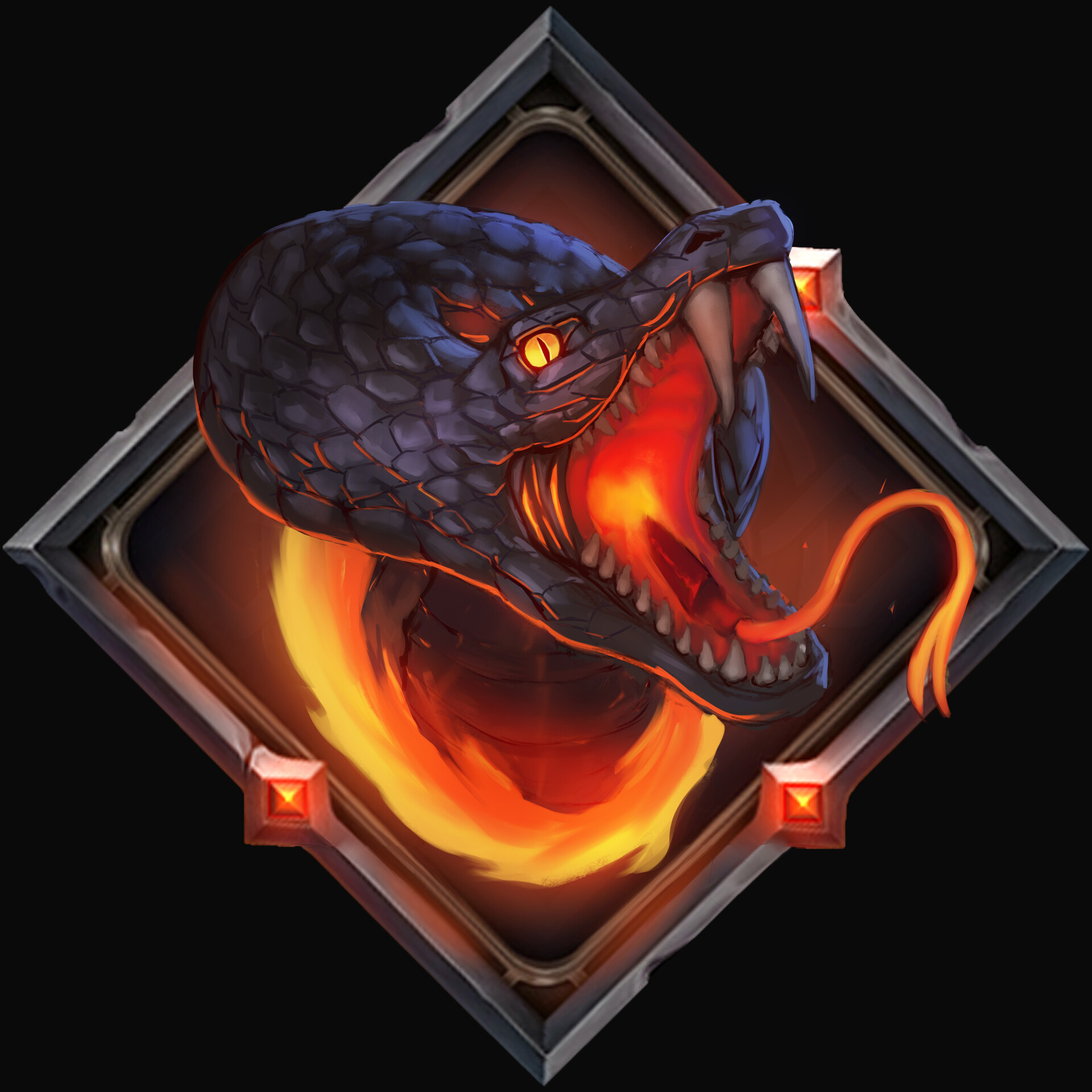 ArtStation - Serpent Icon Concept