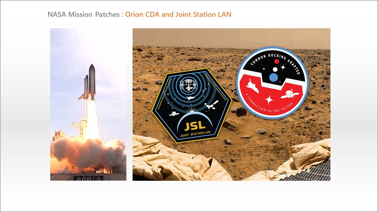 ArtStation - NASA Mission Patches, JSL and Orion Common Docking Adapter