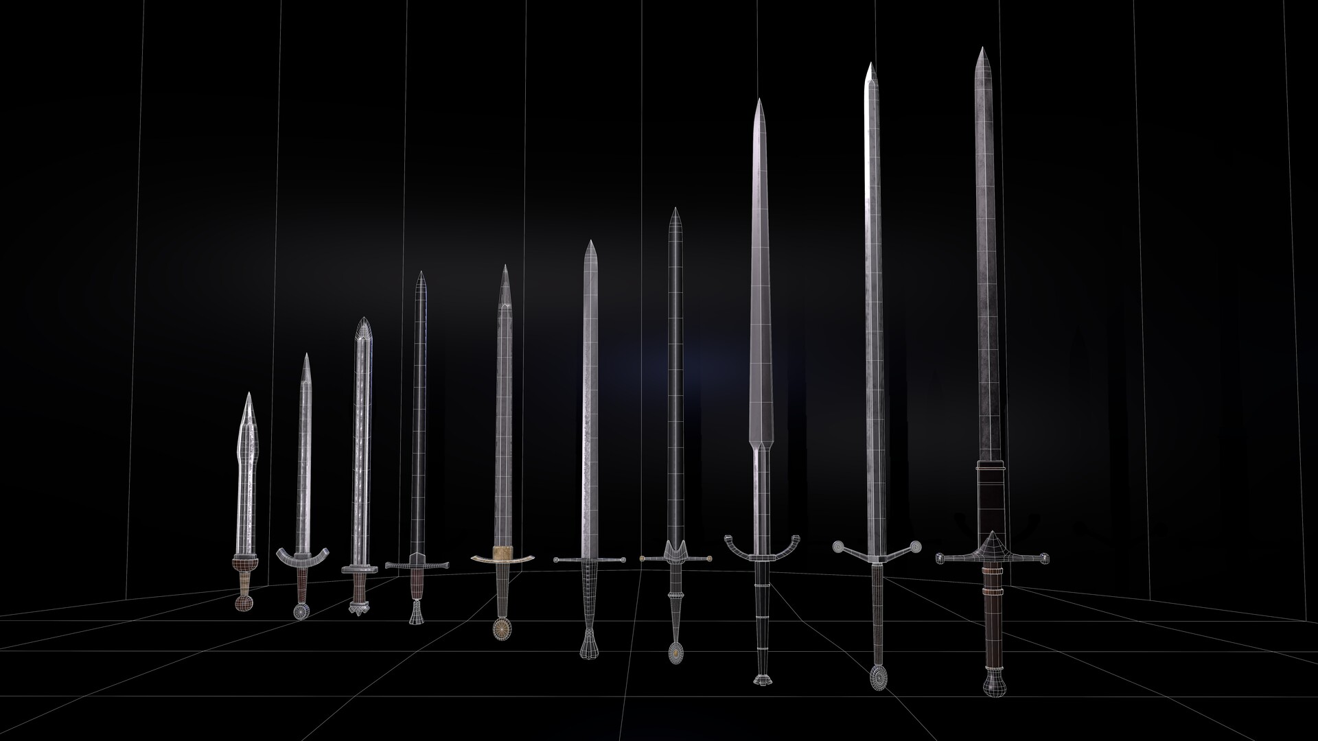 ArtStation - Medieval Swords pack (Game Ready)