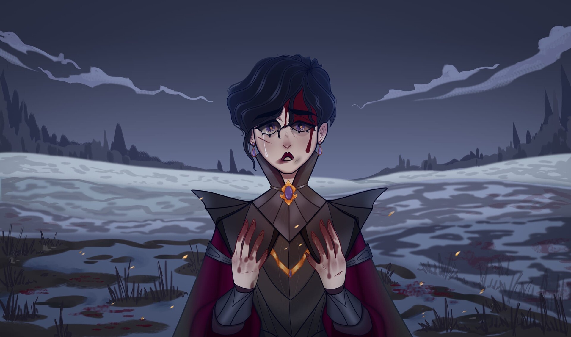 ArtStation - Sadjo on the battlefield