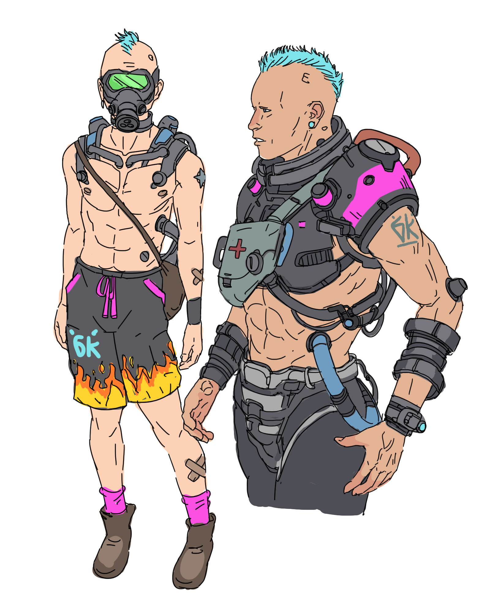 ArtStation - cyberpunk sketch's