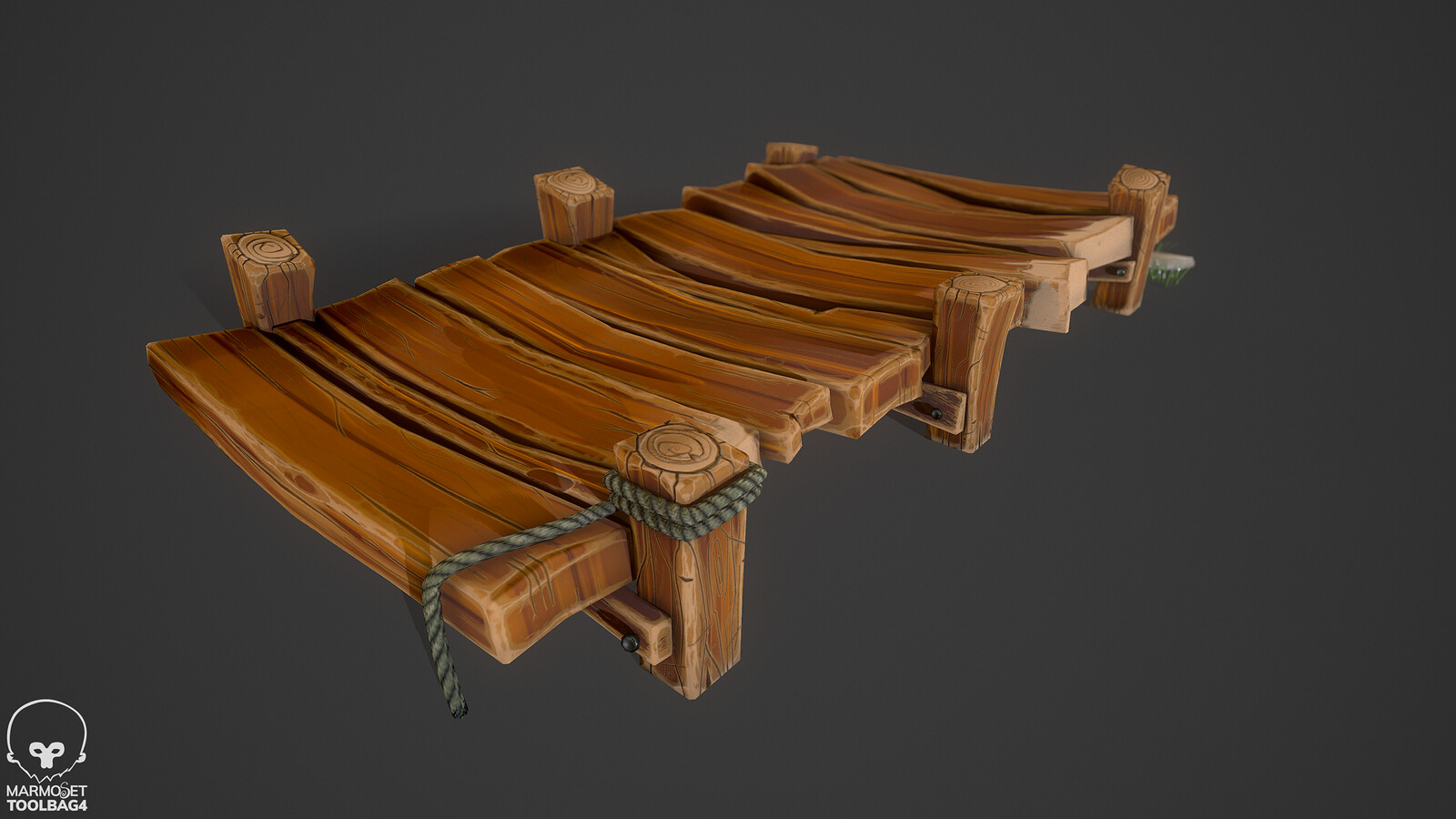 Alex Miranda - Cartoon Wooden Pier Prop