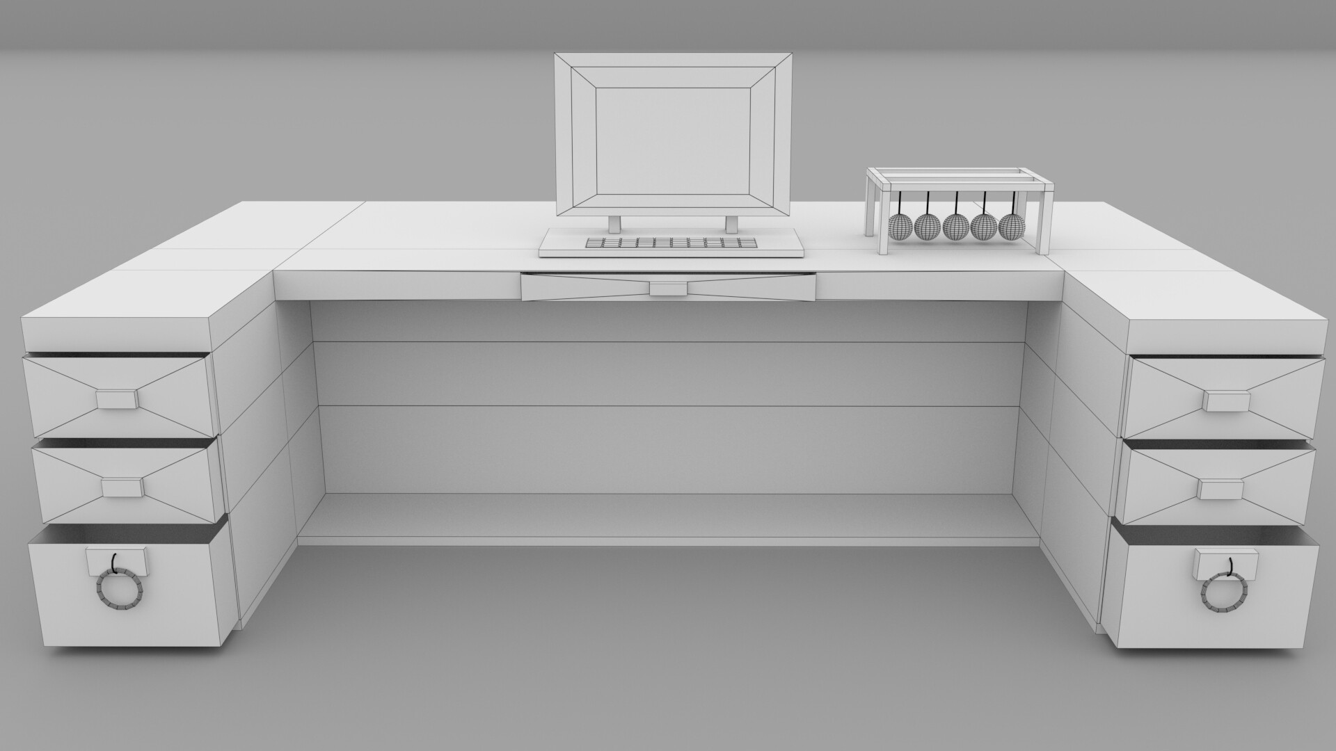 ArtStation - Office desk model