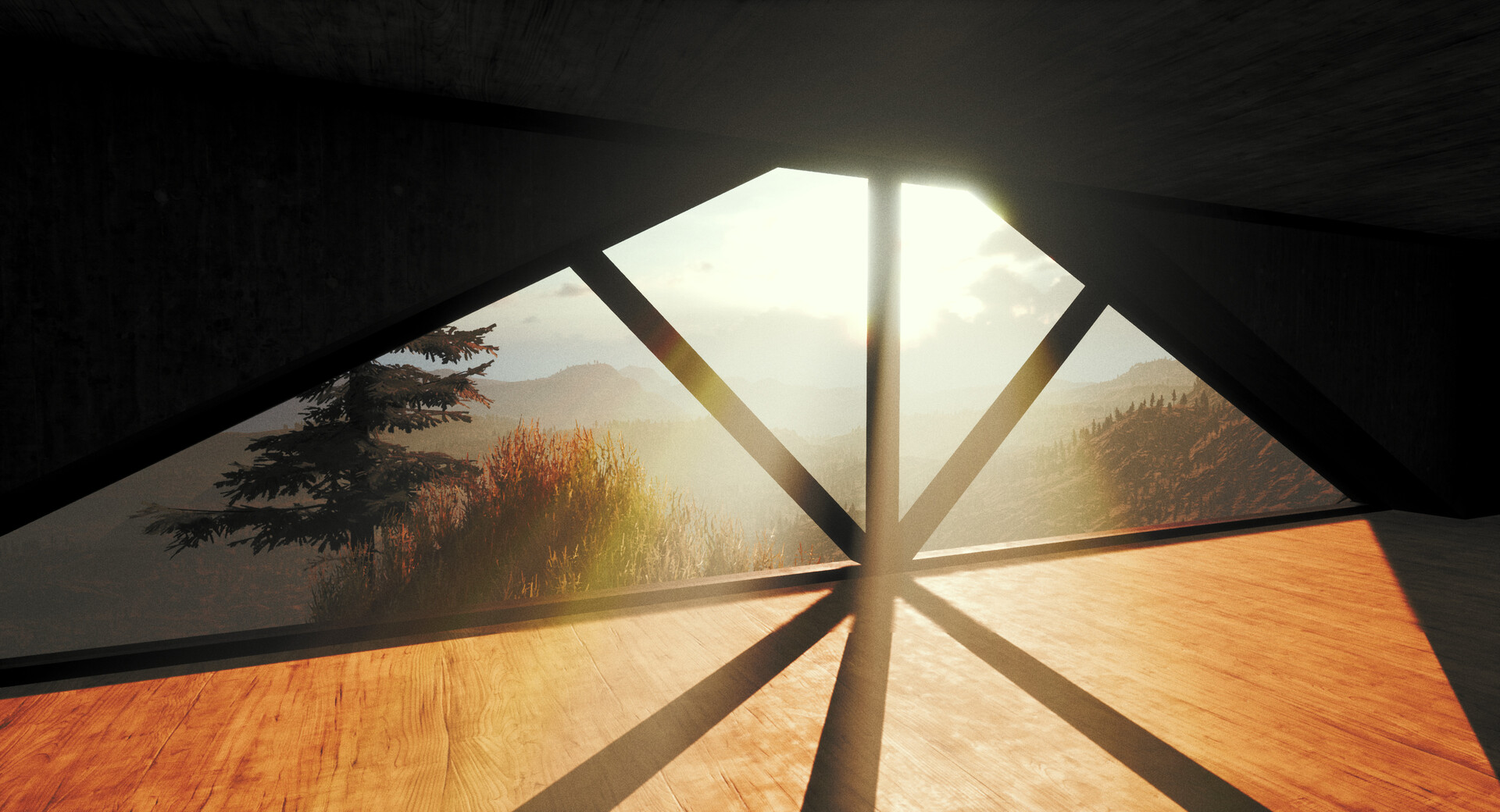 ArtStation - Fancy ArchVis in Mountains