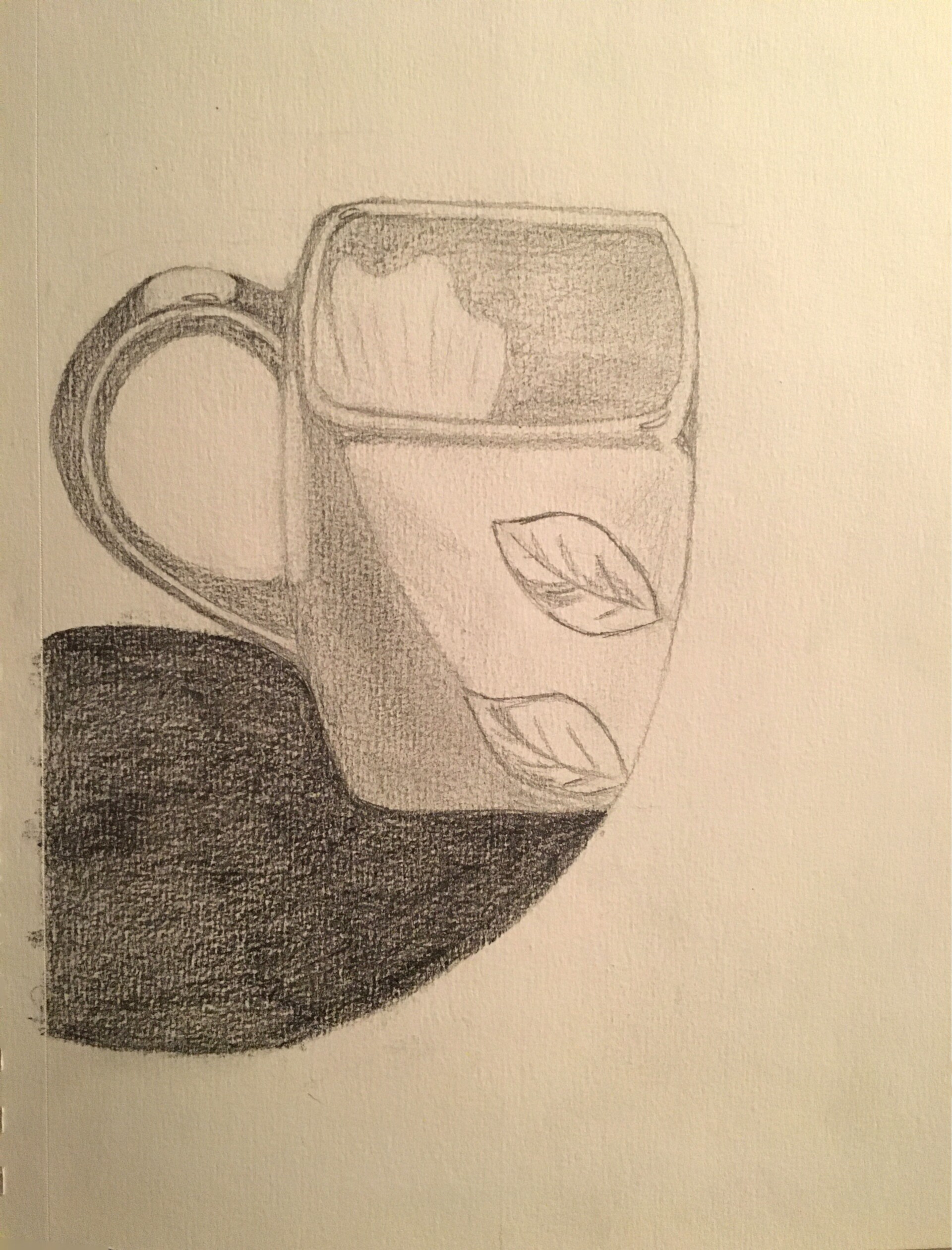 Coffee Mug Pencil Drawing