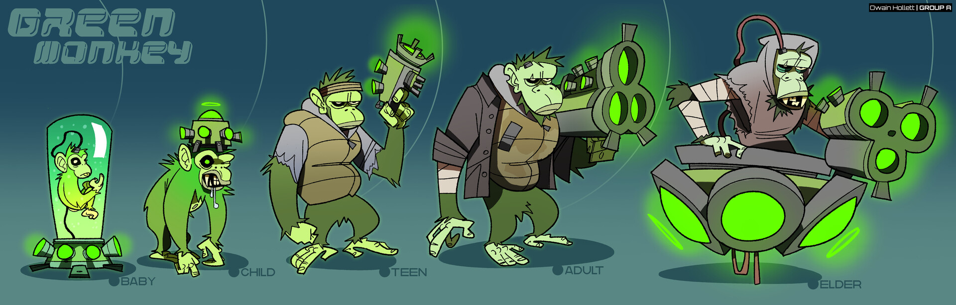 ArtStation - Green Monkey