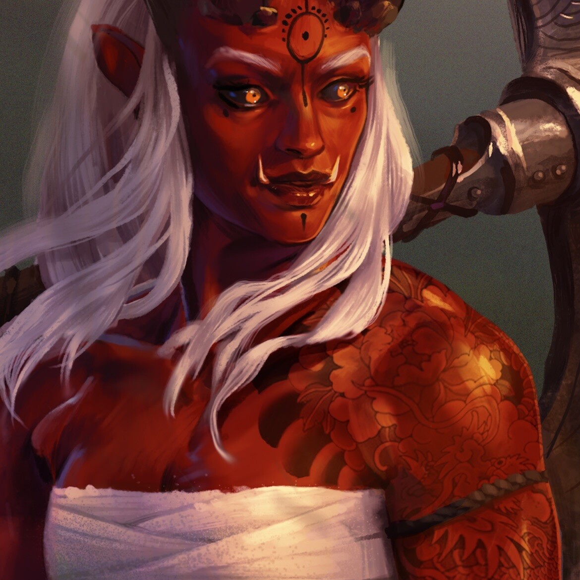 Tara Phillips - Oni Tiefling