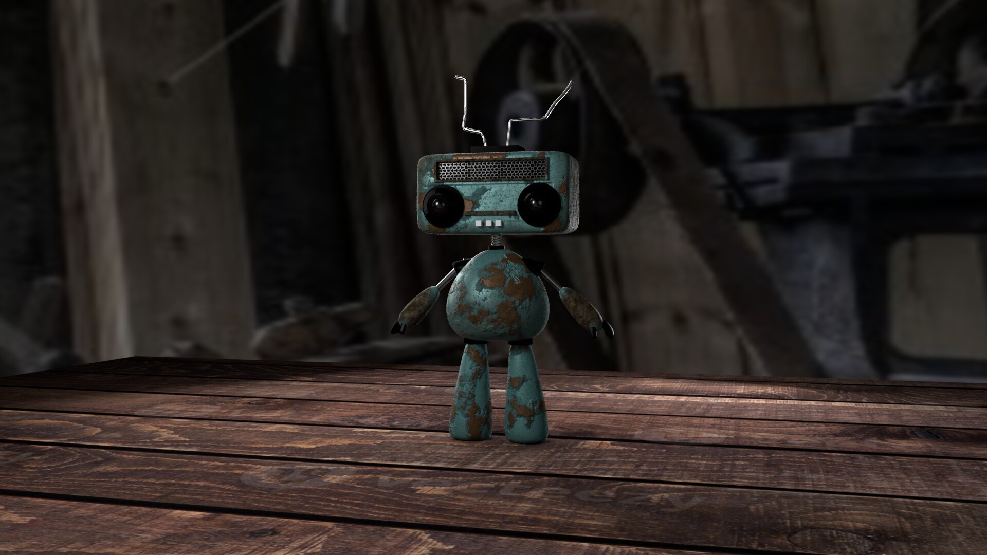 ArtStation - Radio-Head - 3D model