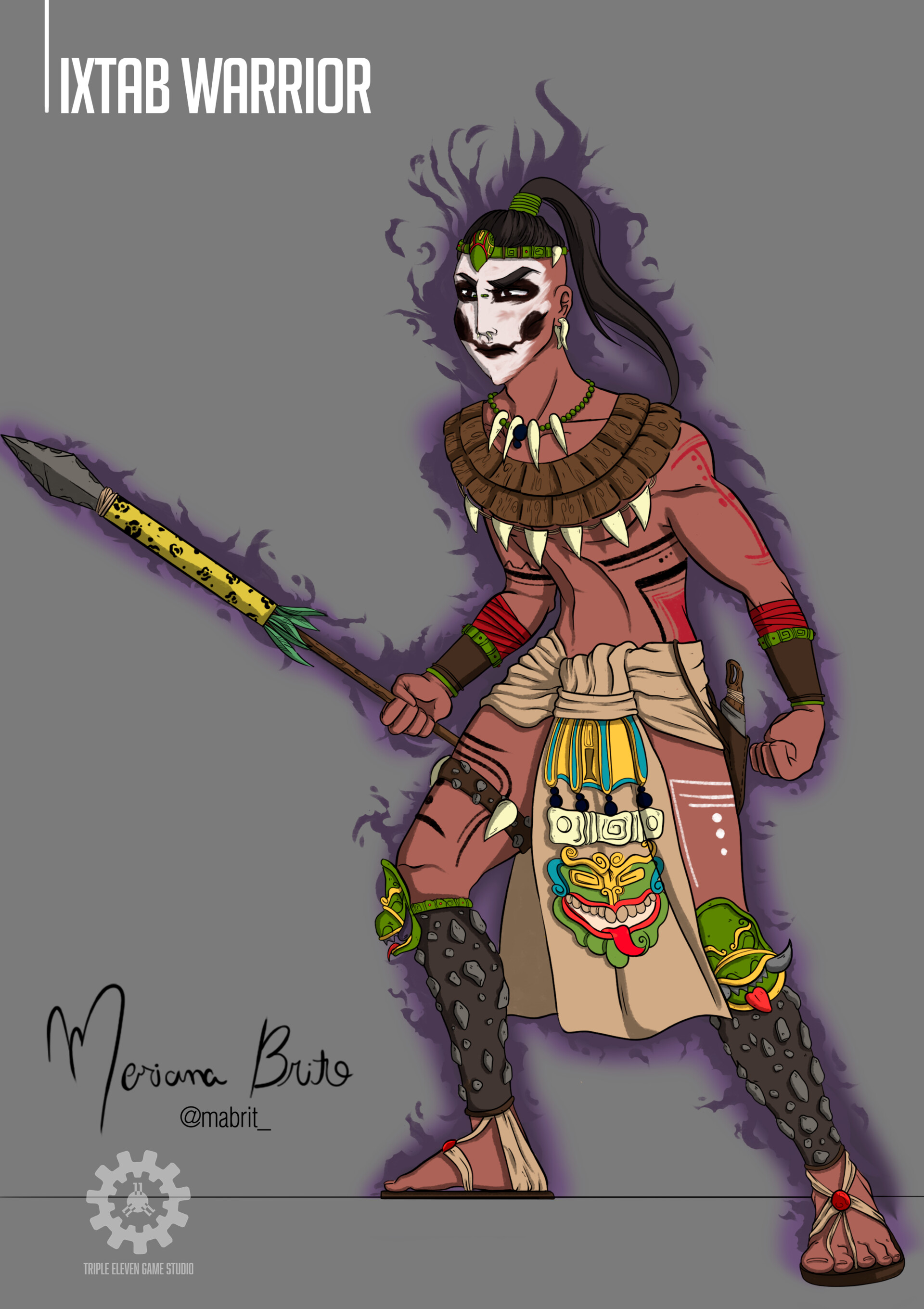 ArtStation - Ixtab Warrior