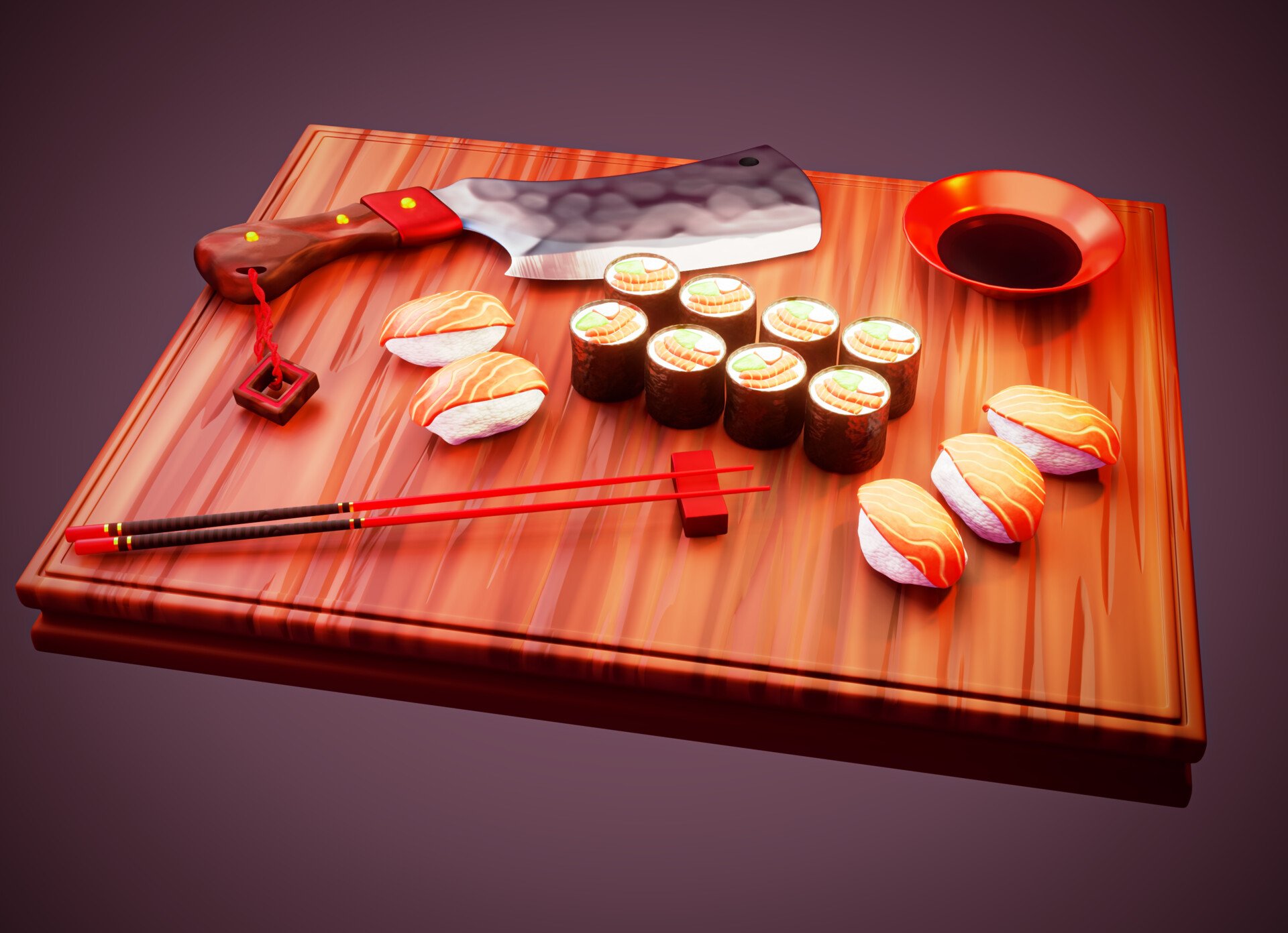 ArtStation - Sushi Plater