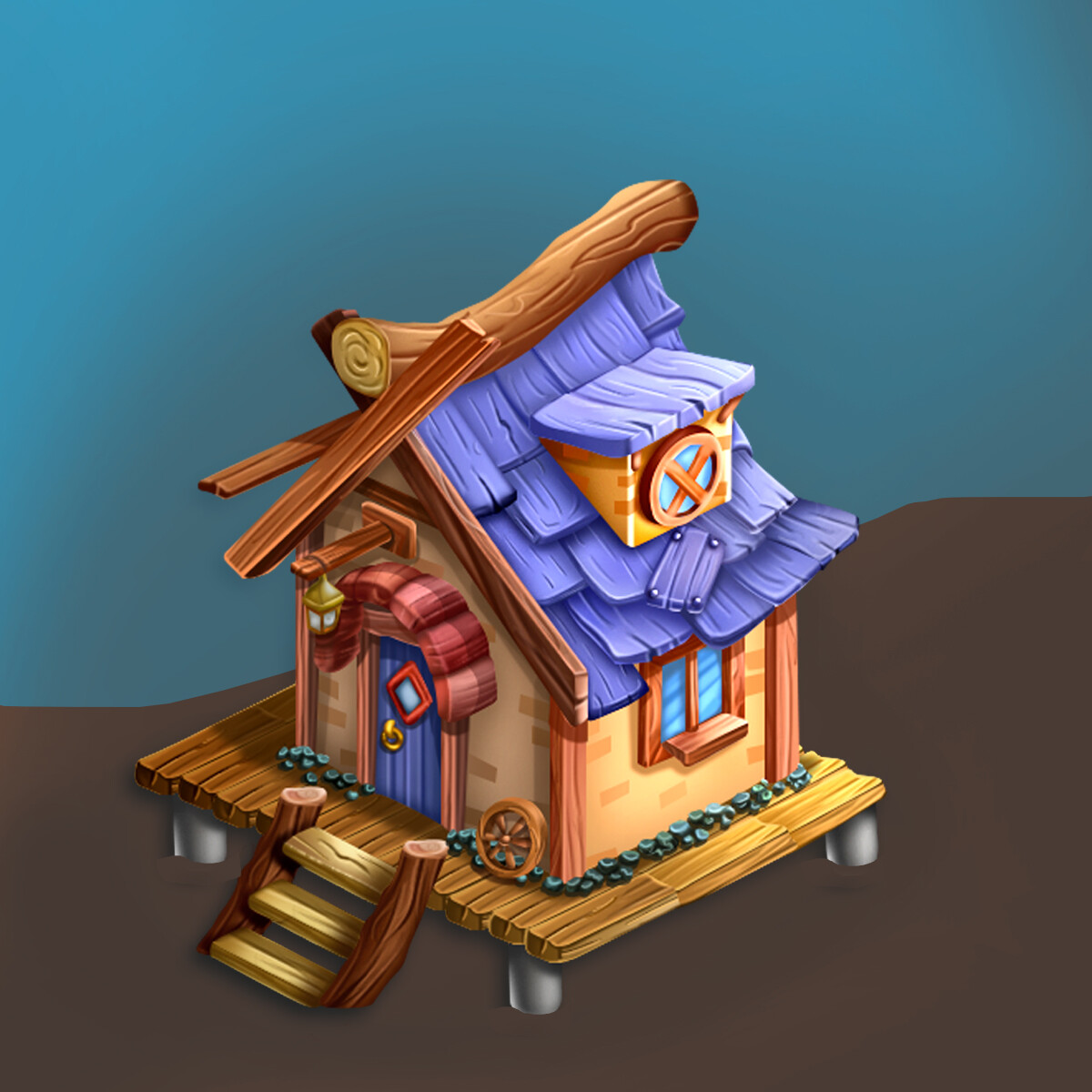 ArtStation - cartoon house