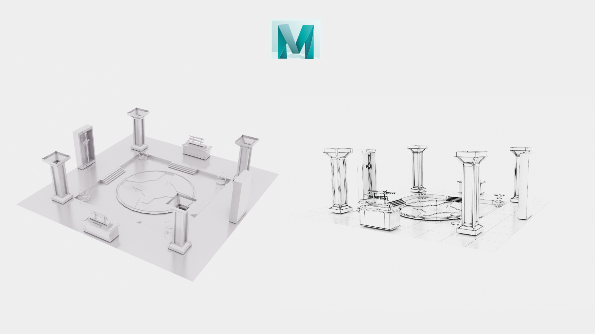 ArtStation - 3D Models BATTLE ARENA