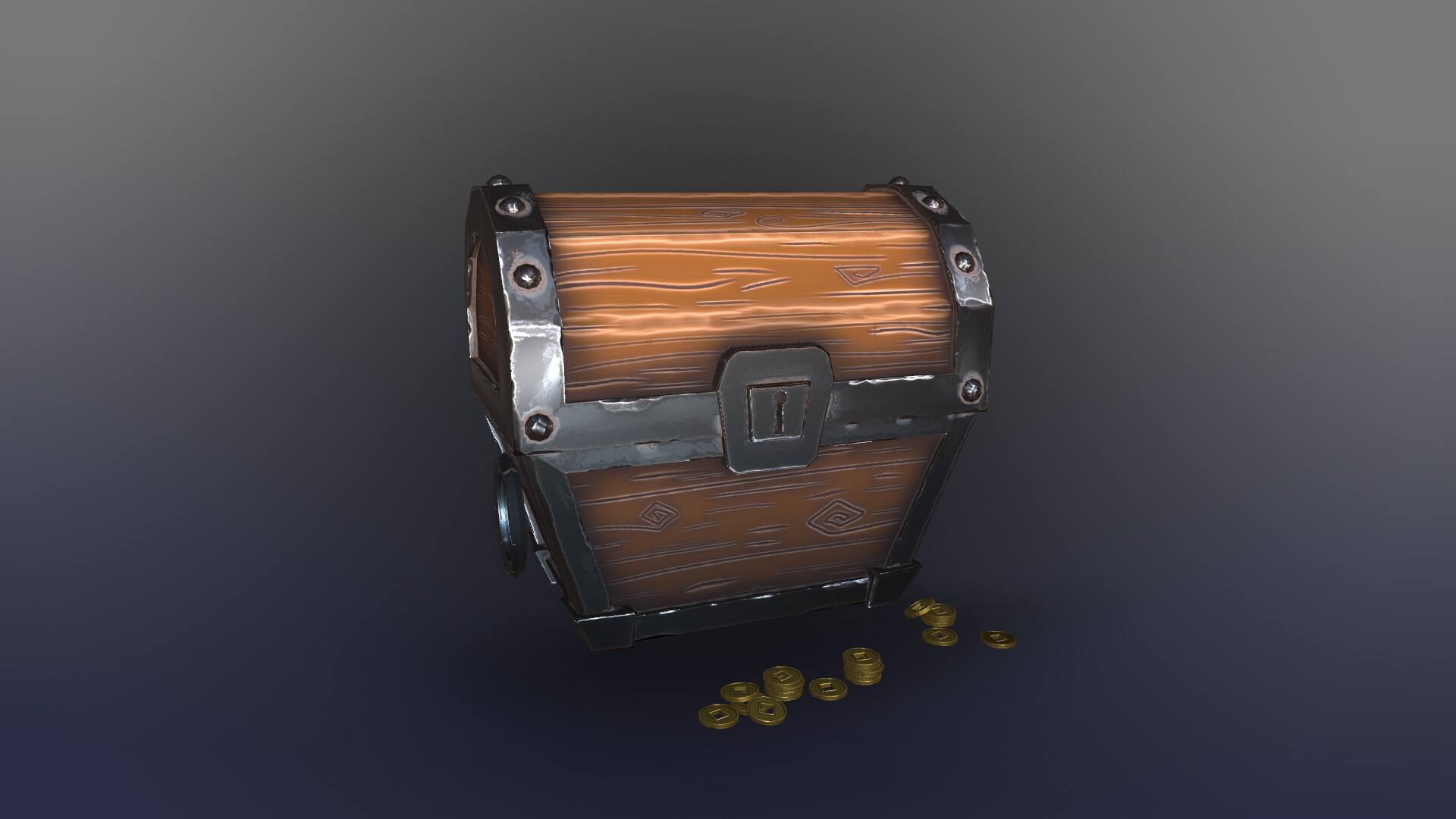 ArtStation - Stylized Chest 3D model