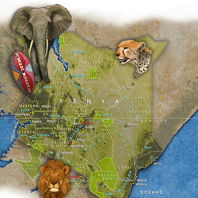 Loic Derrien - Louis IX and the crusade illustrated map