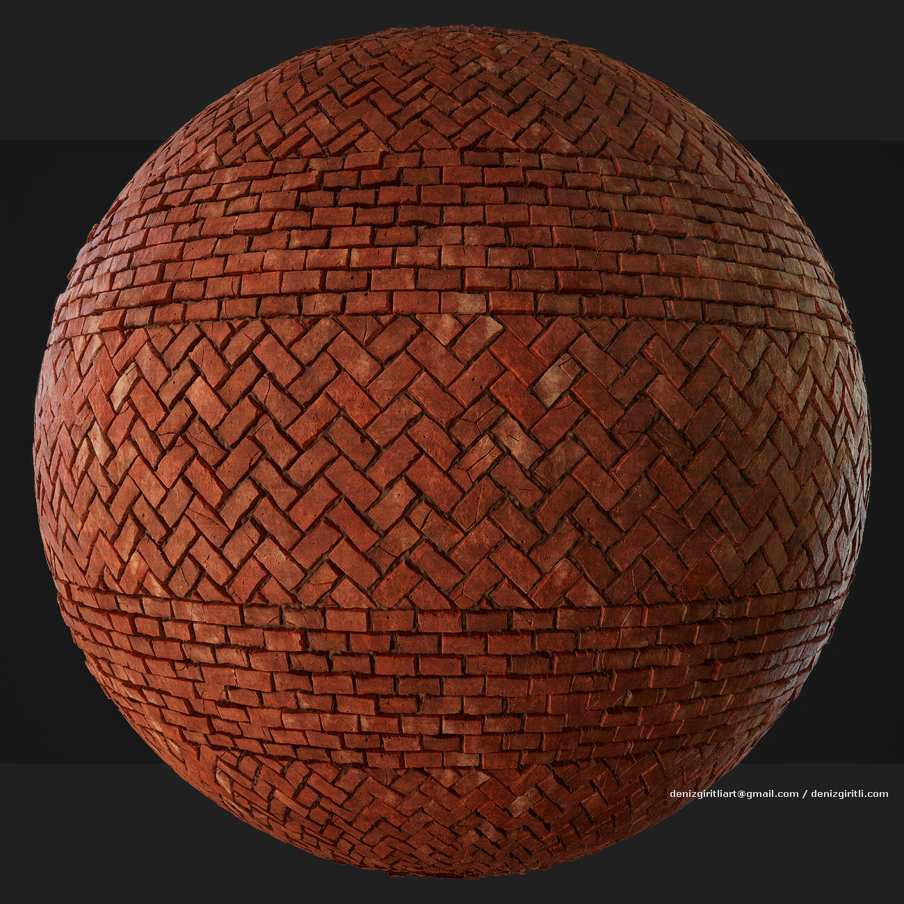 ArtStation - Brick Pavement Material - Substance Designer
