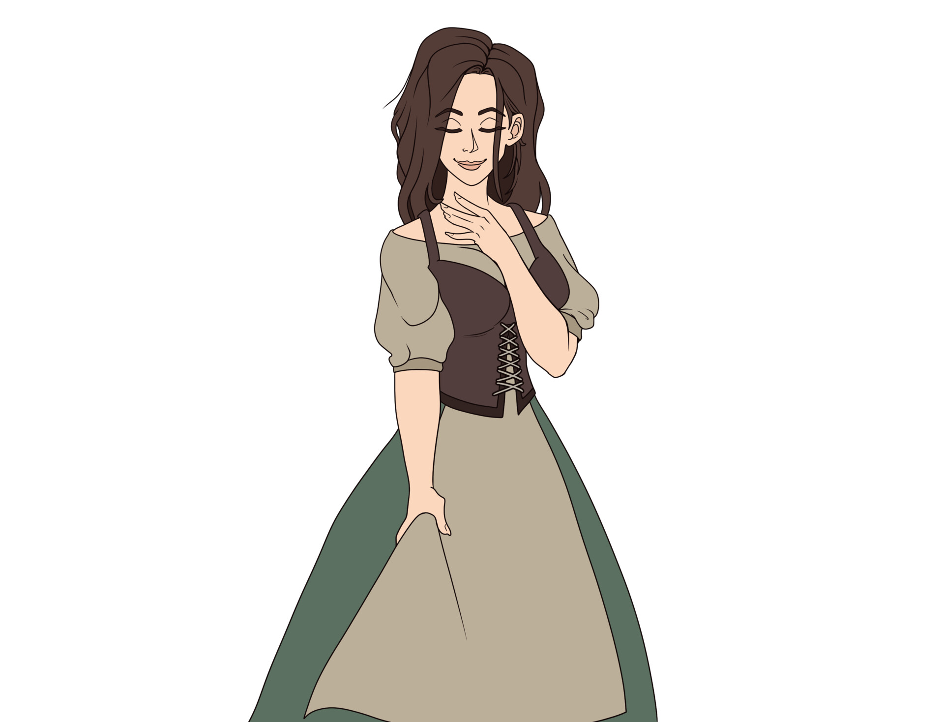 Lea Courtney - Character CG for Lunaria Game