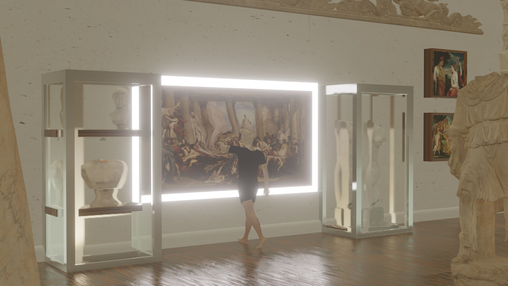 ArtStation - Museum Scene Concept