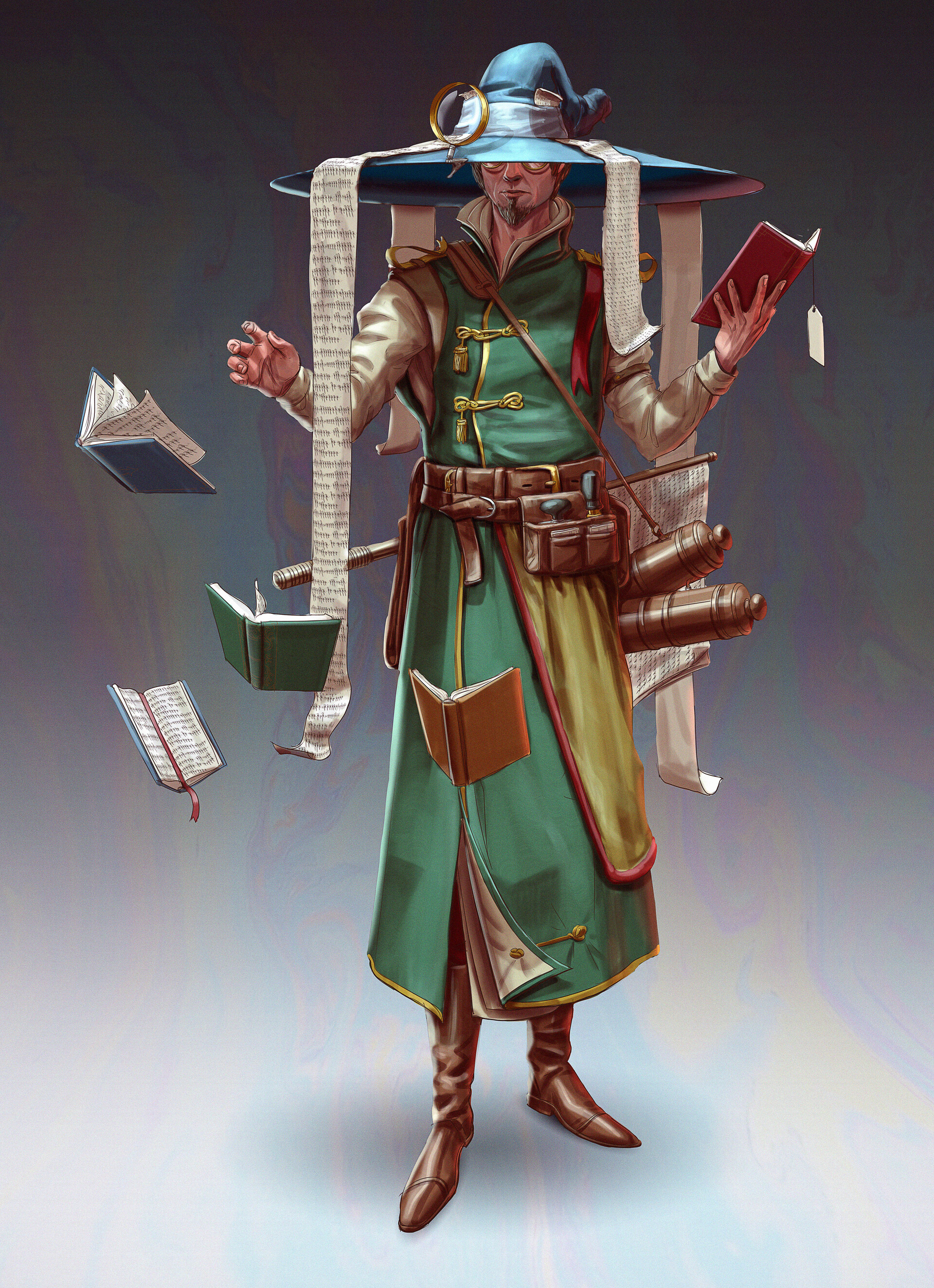 ArtStation - Spinx the Librarian