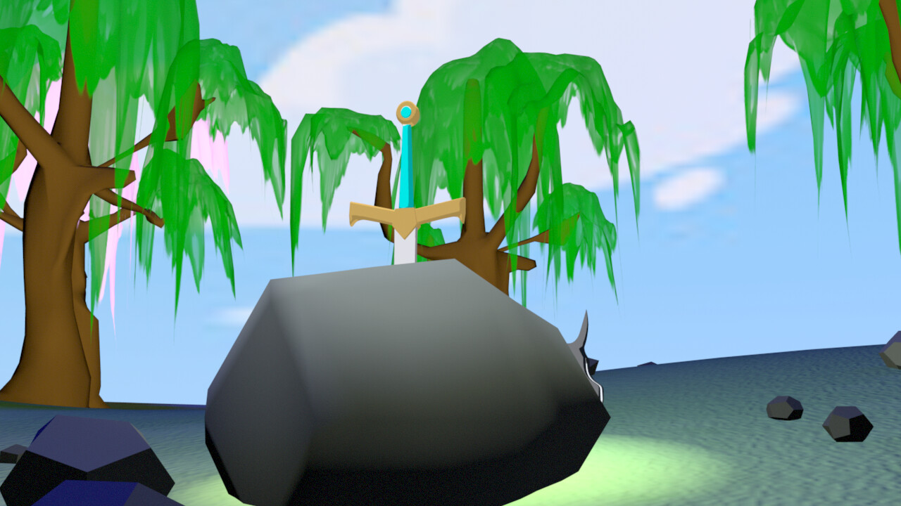 ArtStation - Toon shader sword