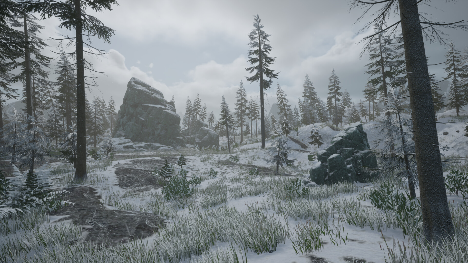 ArtStation - Snow Forest UE4
