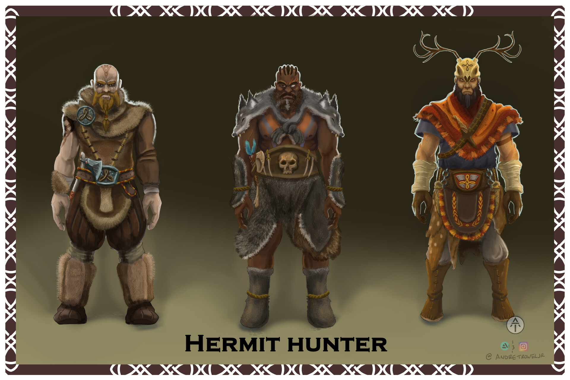 ArtStation - Hermit Hunter Concepts