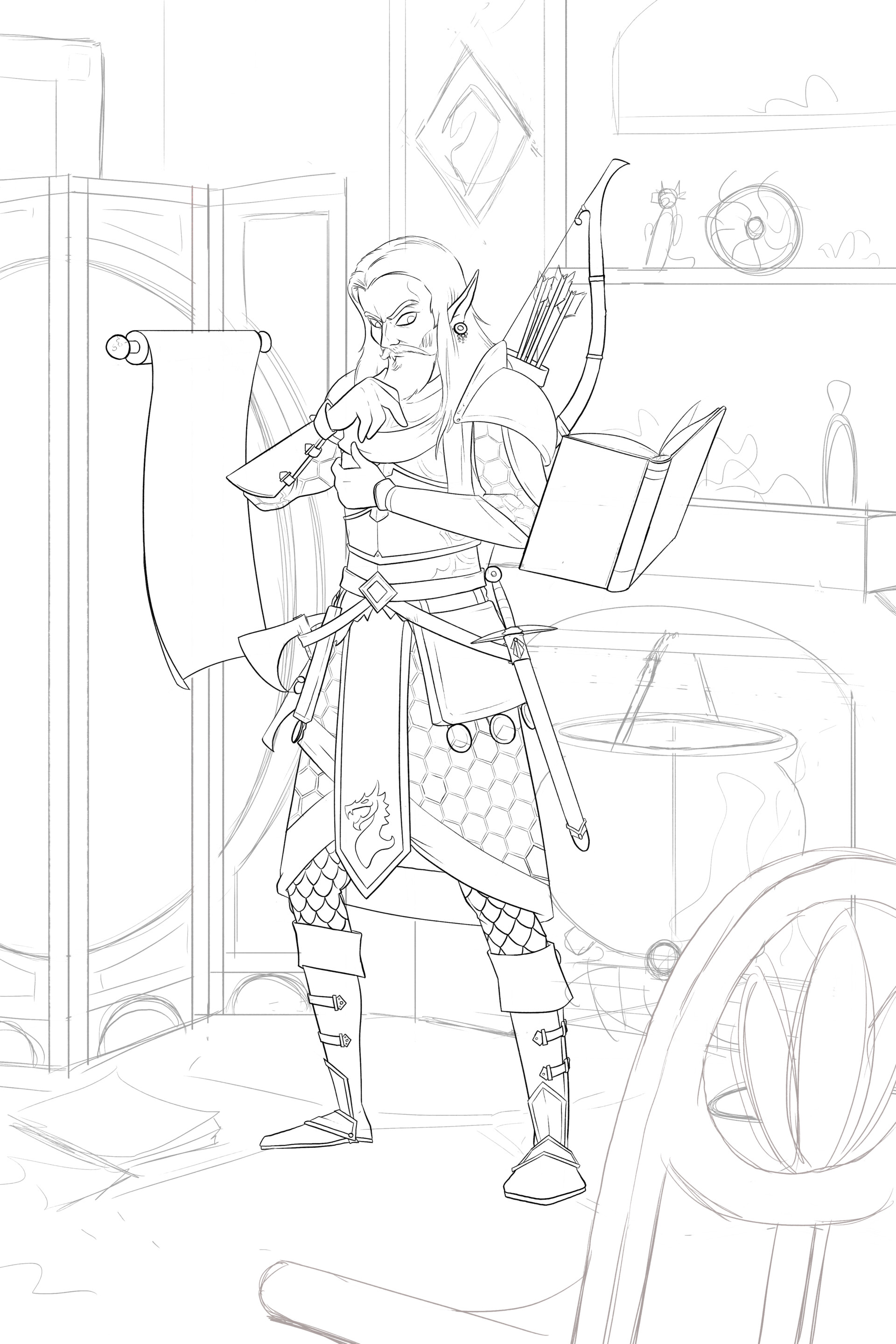 elder scrolls coloring pages