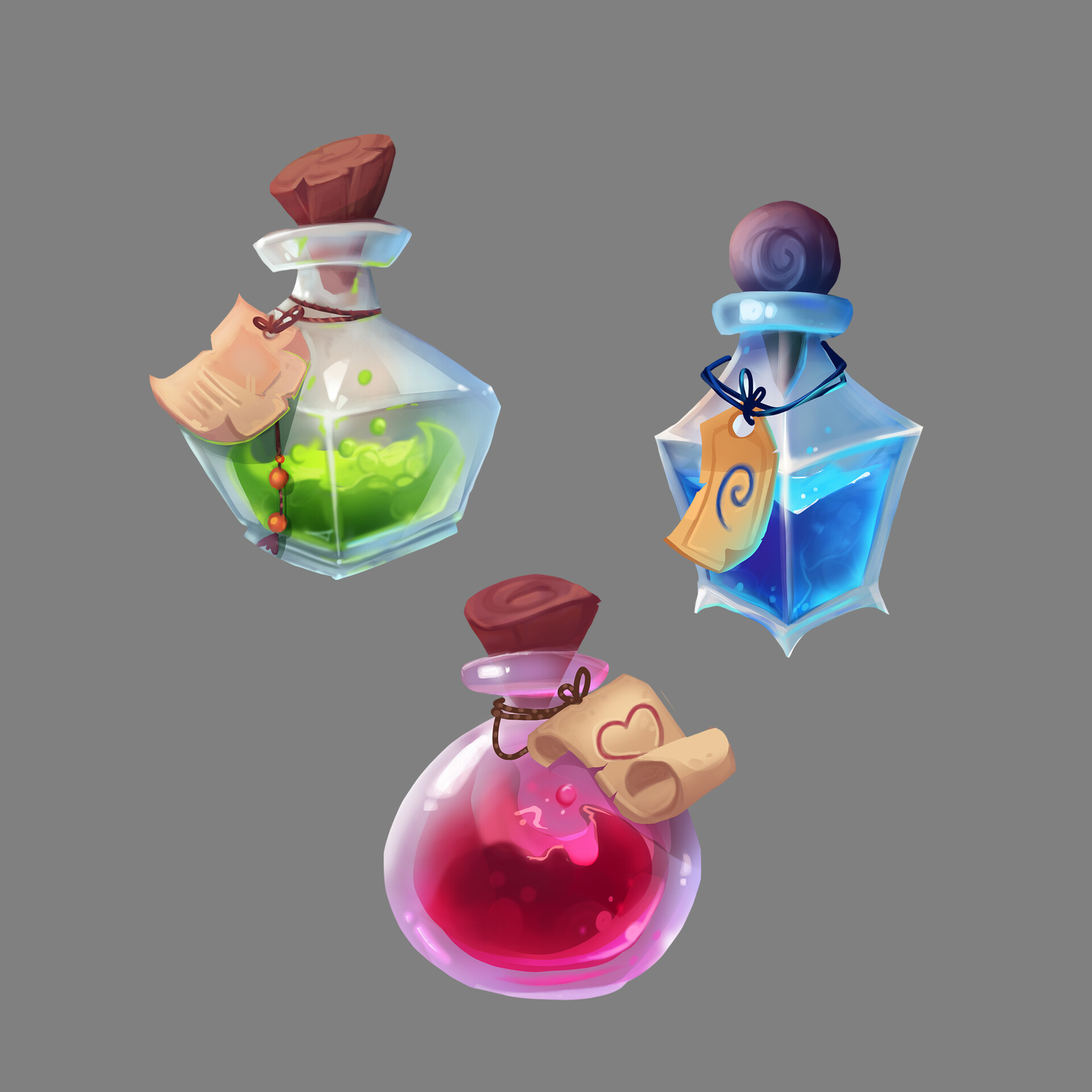ArtStation - Stylized Potions