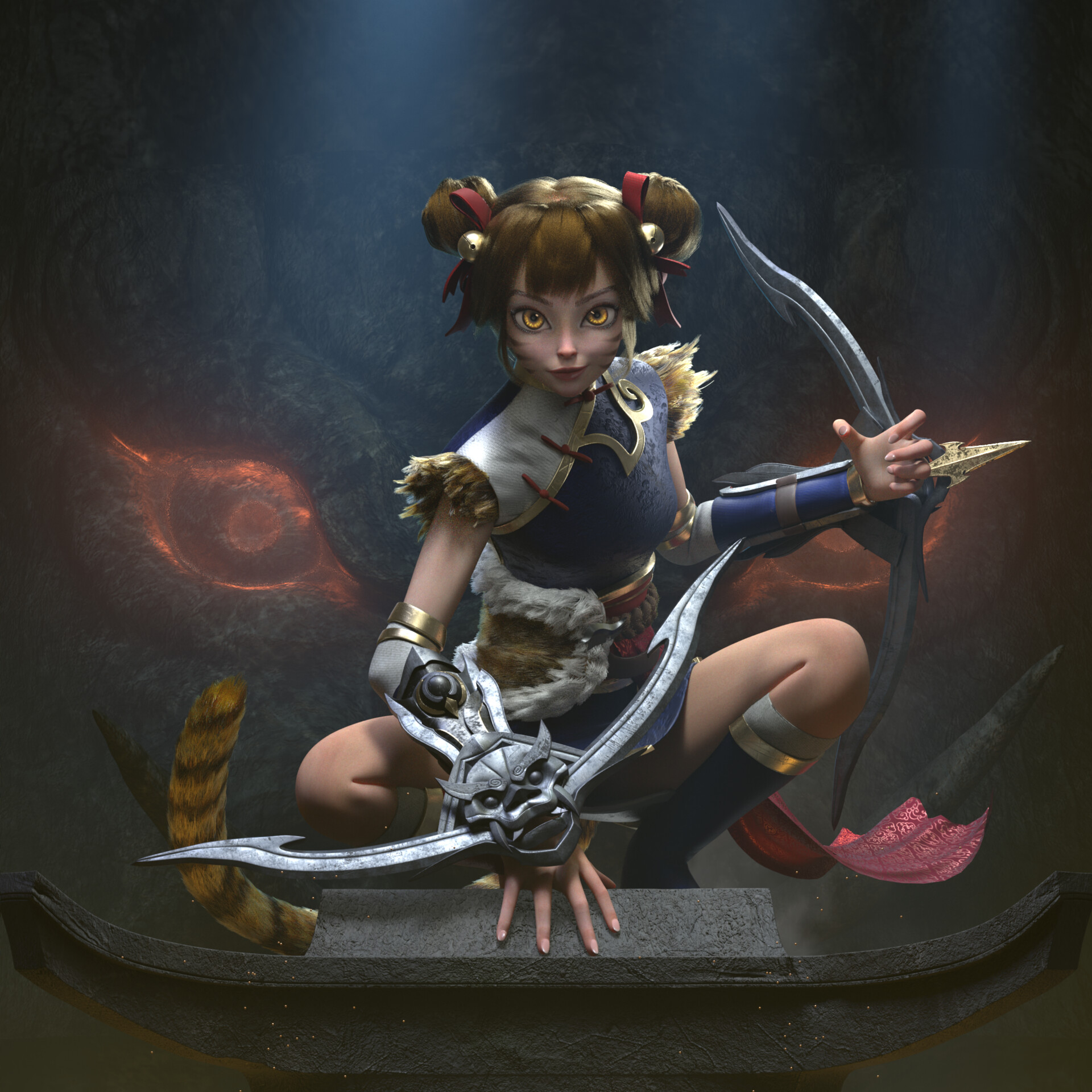 ArtStation - Cartoon Character: Wanwan