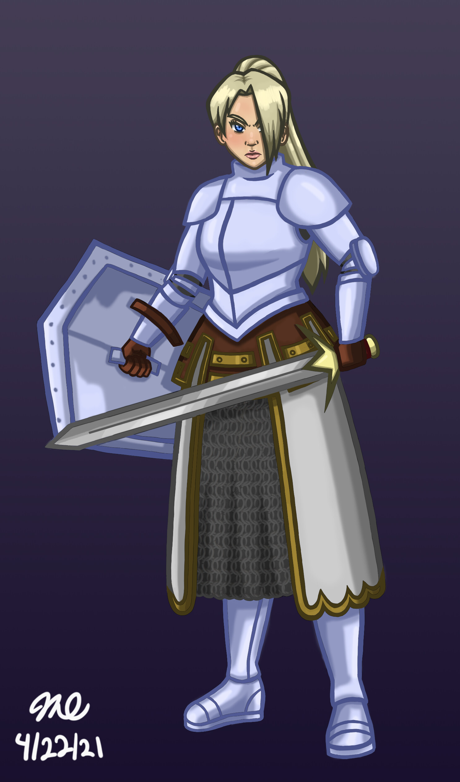 ArtStation - Female Knight