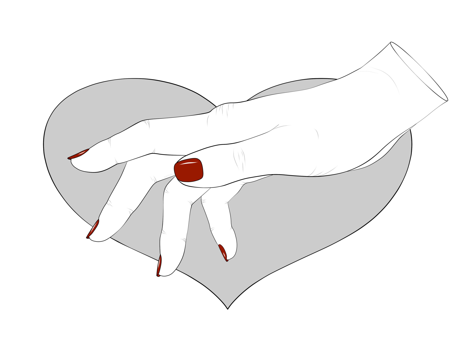 ArtStation - Hand Over Heart