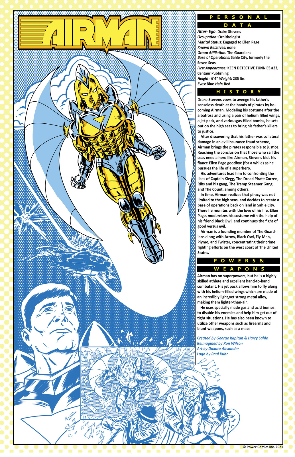 Drums Of The Serpent - Power Comics Heroes