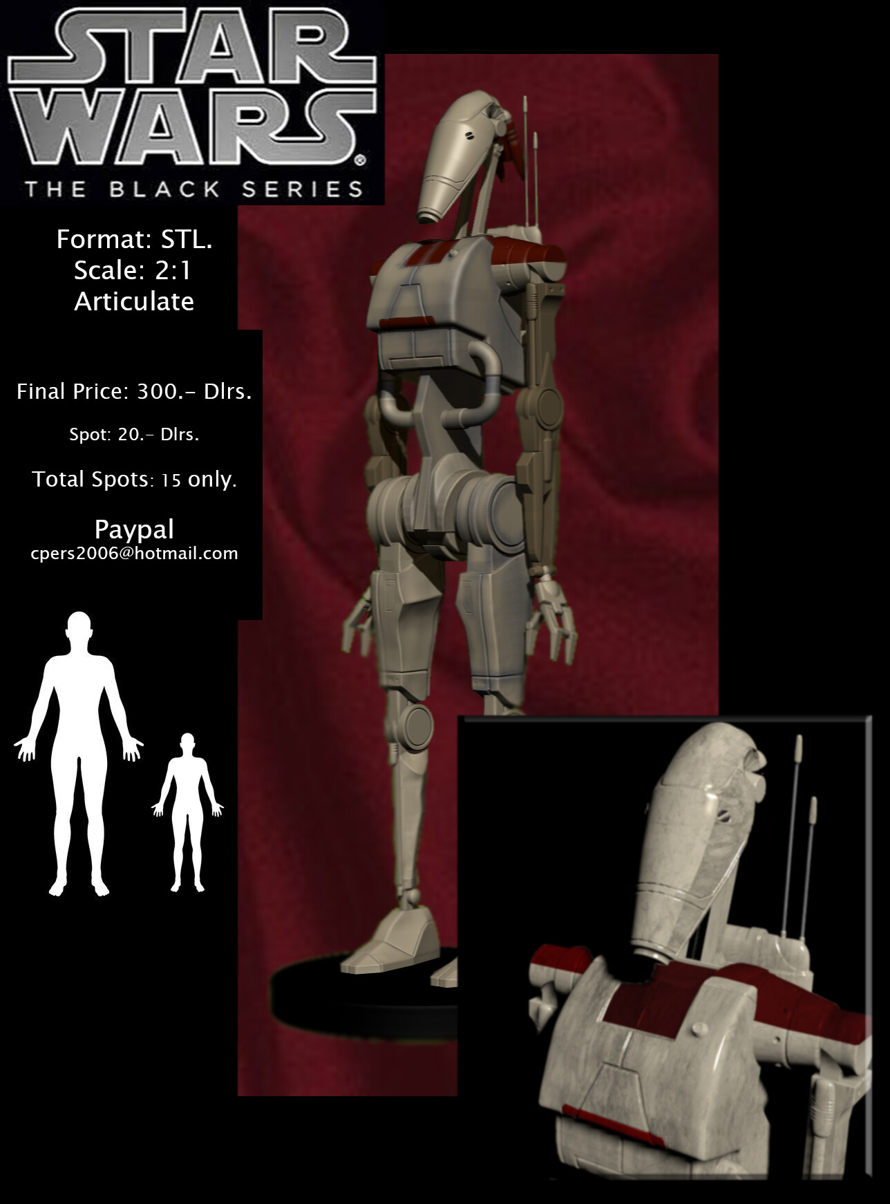 ArtStation - battle droid star wars.