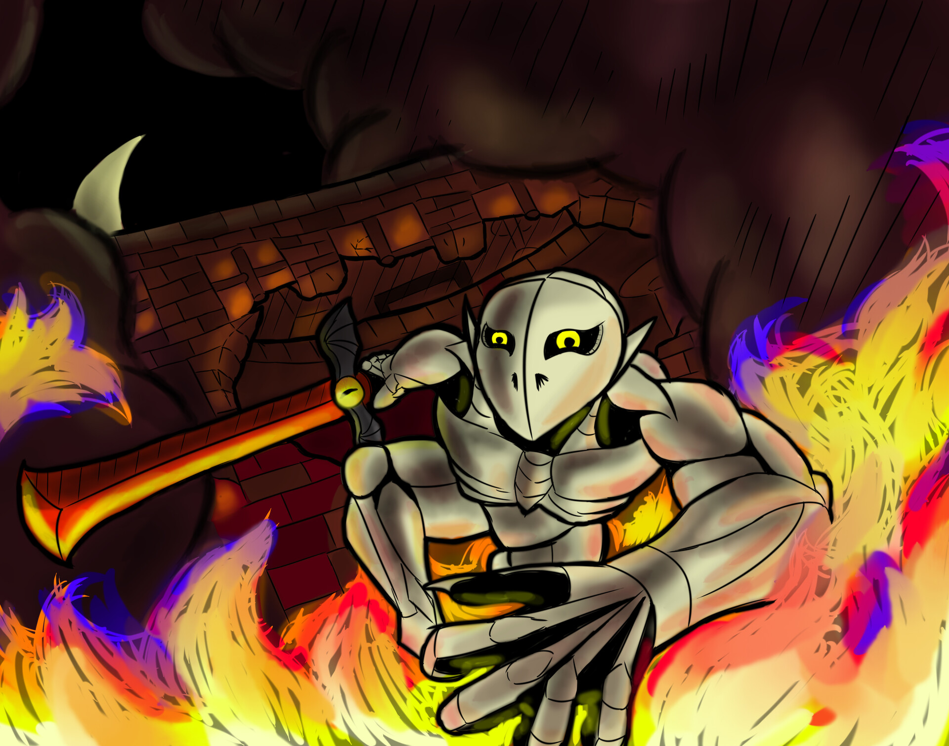 ArtStation - The Demon Swordsman