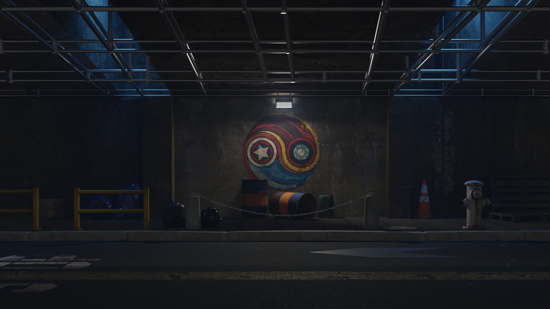 ArtStation - Under bridge