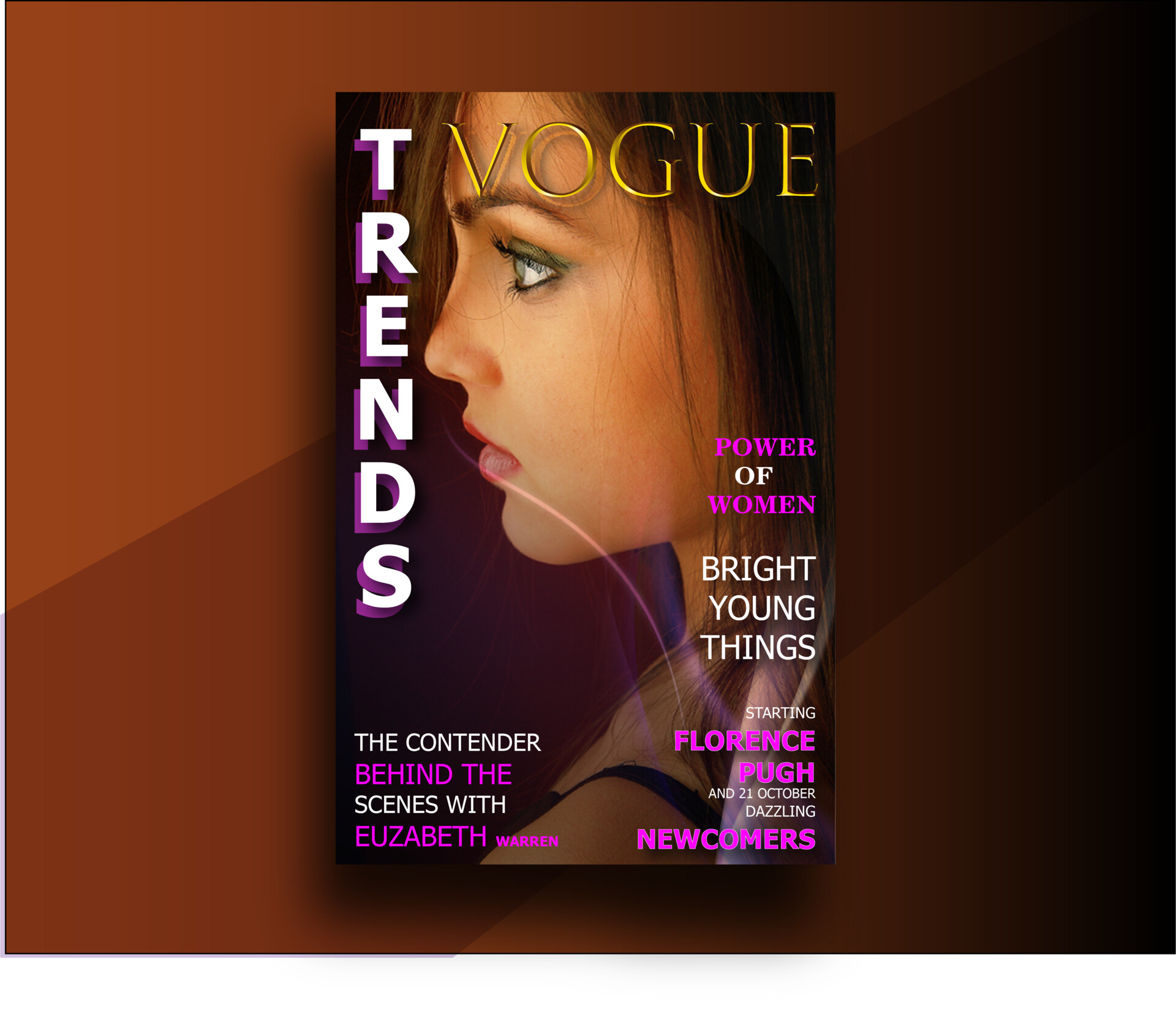 ArtStation - Magazine cover page