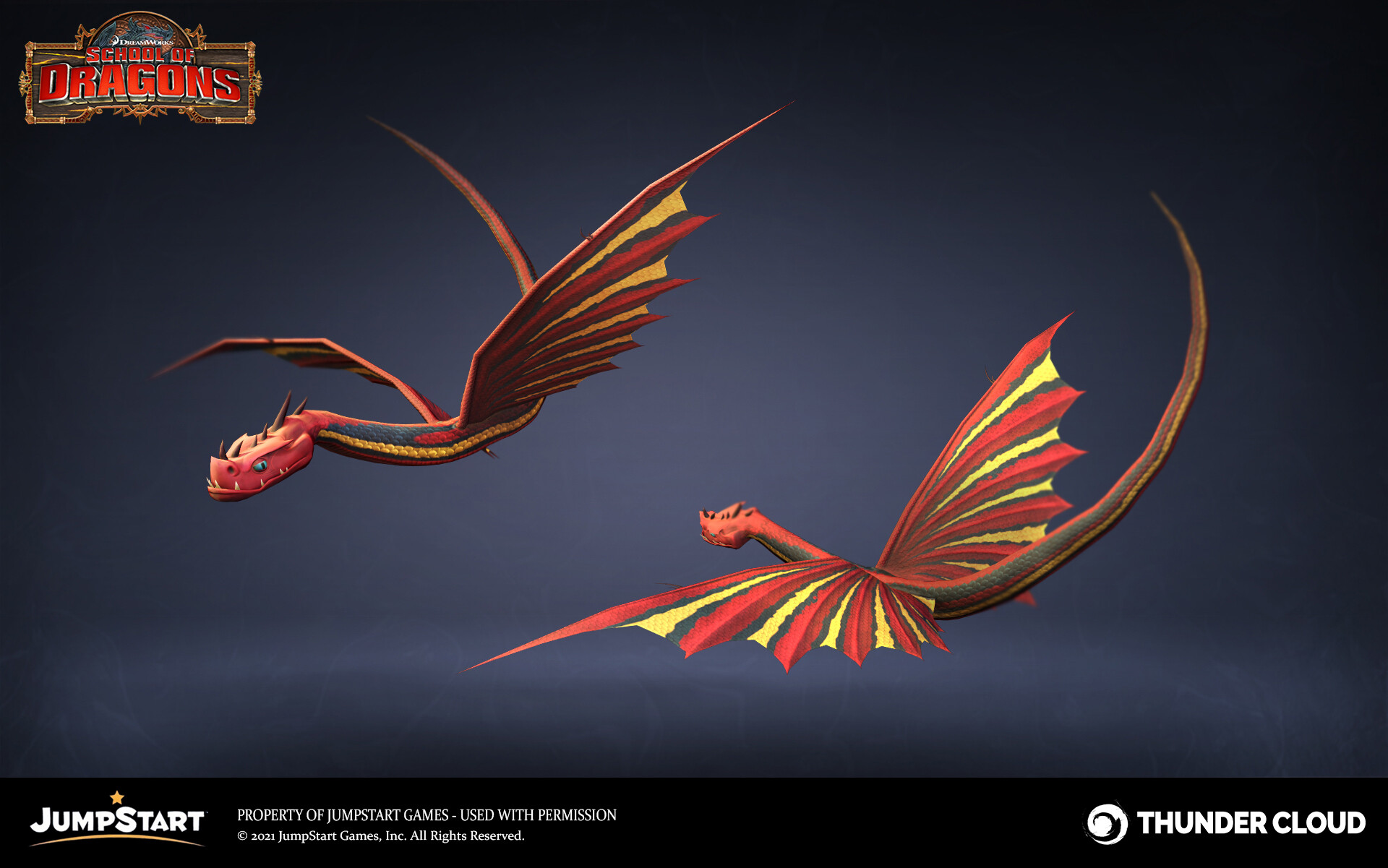 Thunder Cloud Studio - School of Dragons - Dragon Titan Character Set