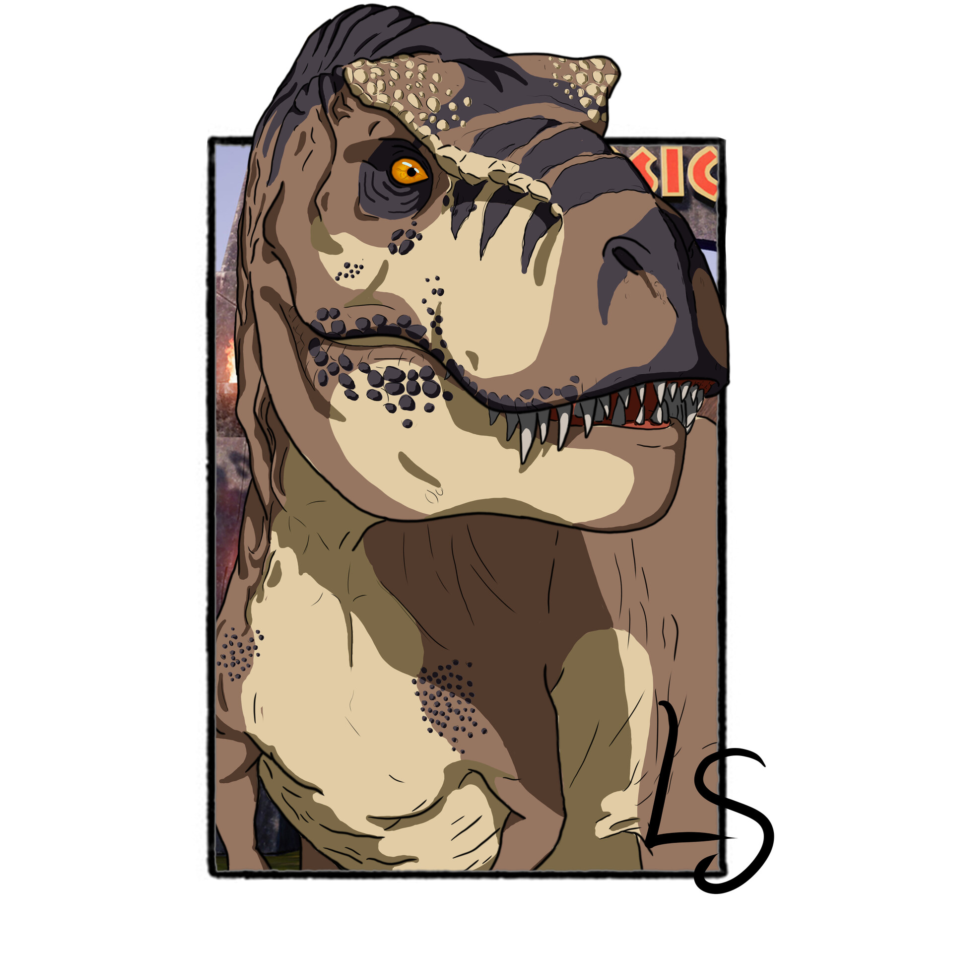 Dinosaur Cartoon Rexy