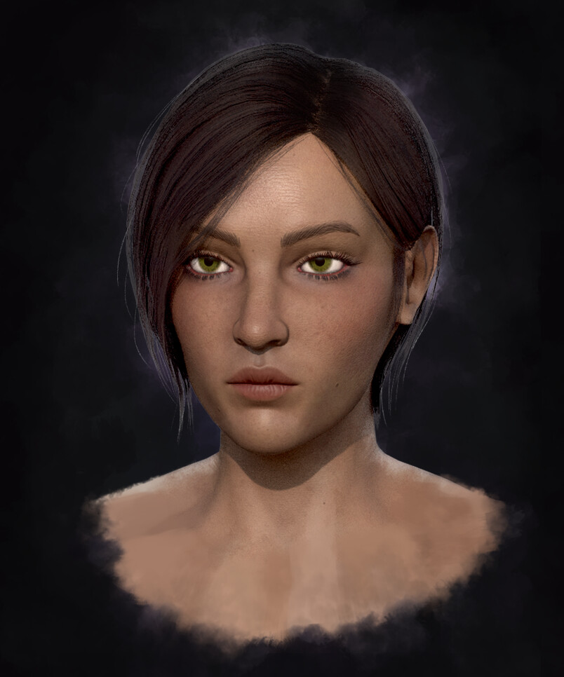 ArtStation - Female Head Rendering
