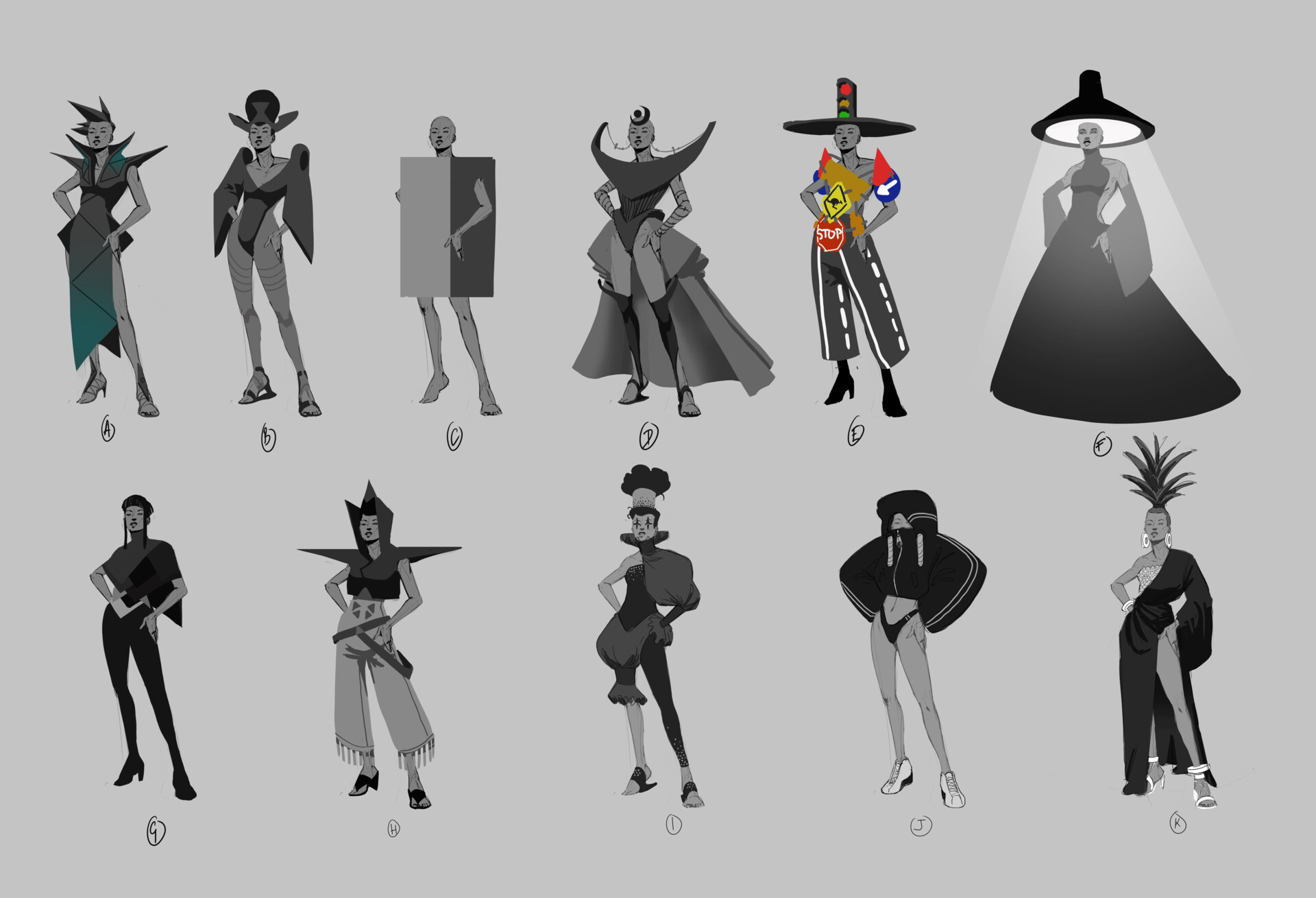 ArtStation - Character Design Challenge Fashion Show