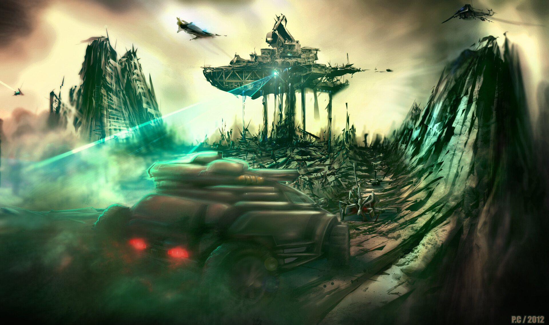 ArtStation - 2124 - A.I Dark Future